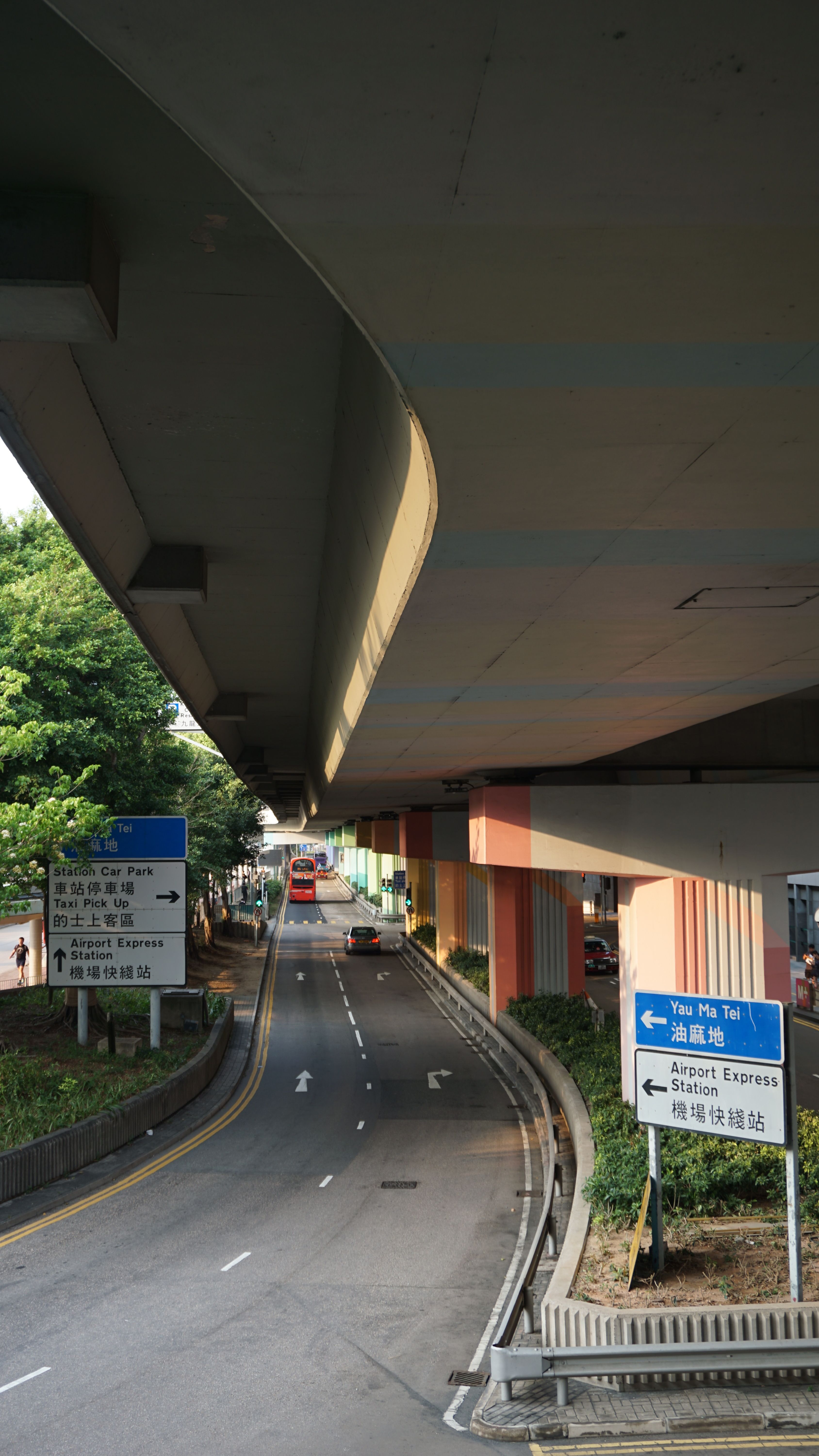 Street under Elevated Road · Free Stock Photo