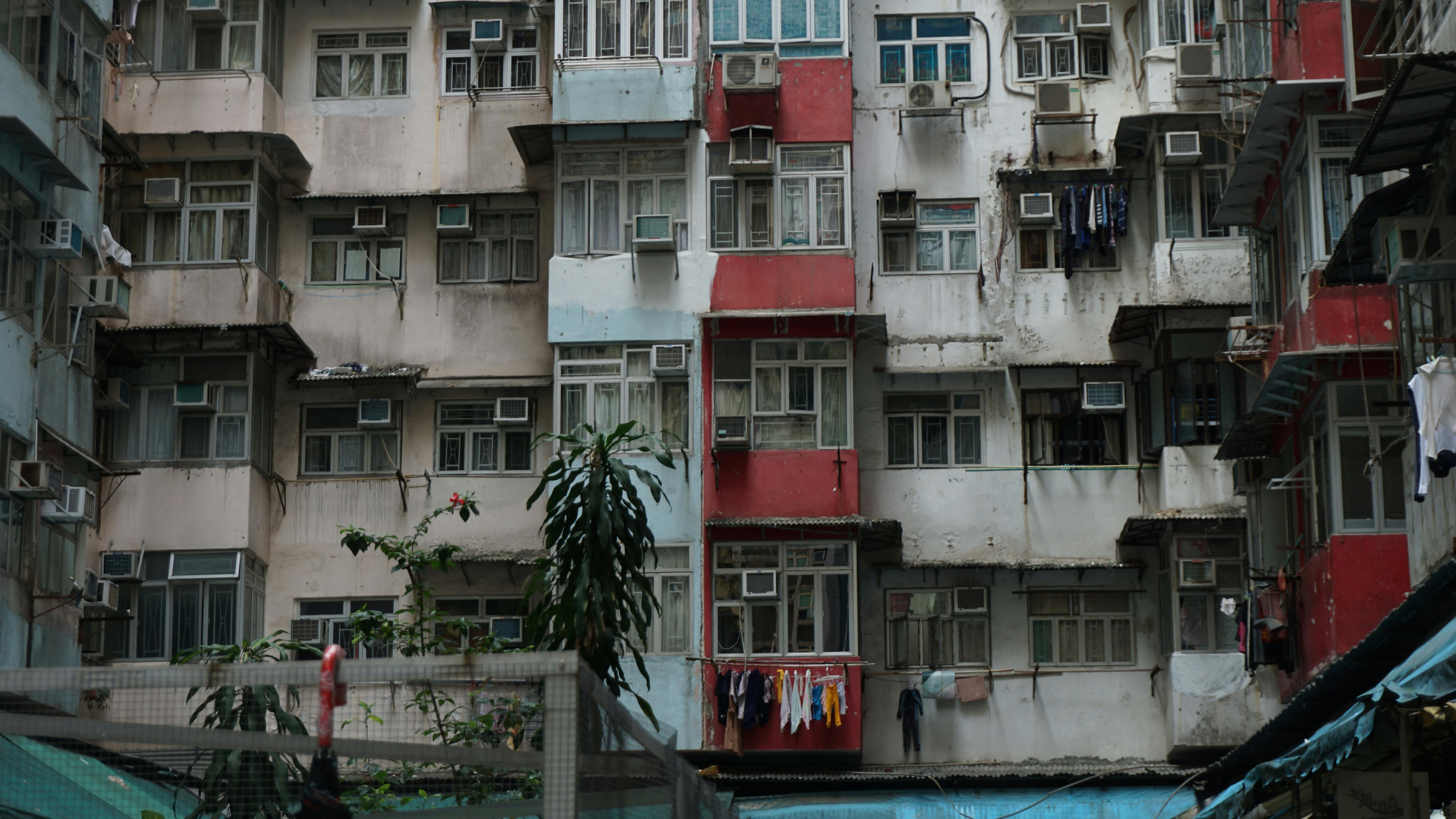 Balconies in a Rusty Residential Building · Free Stock Photo