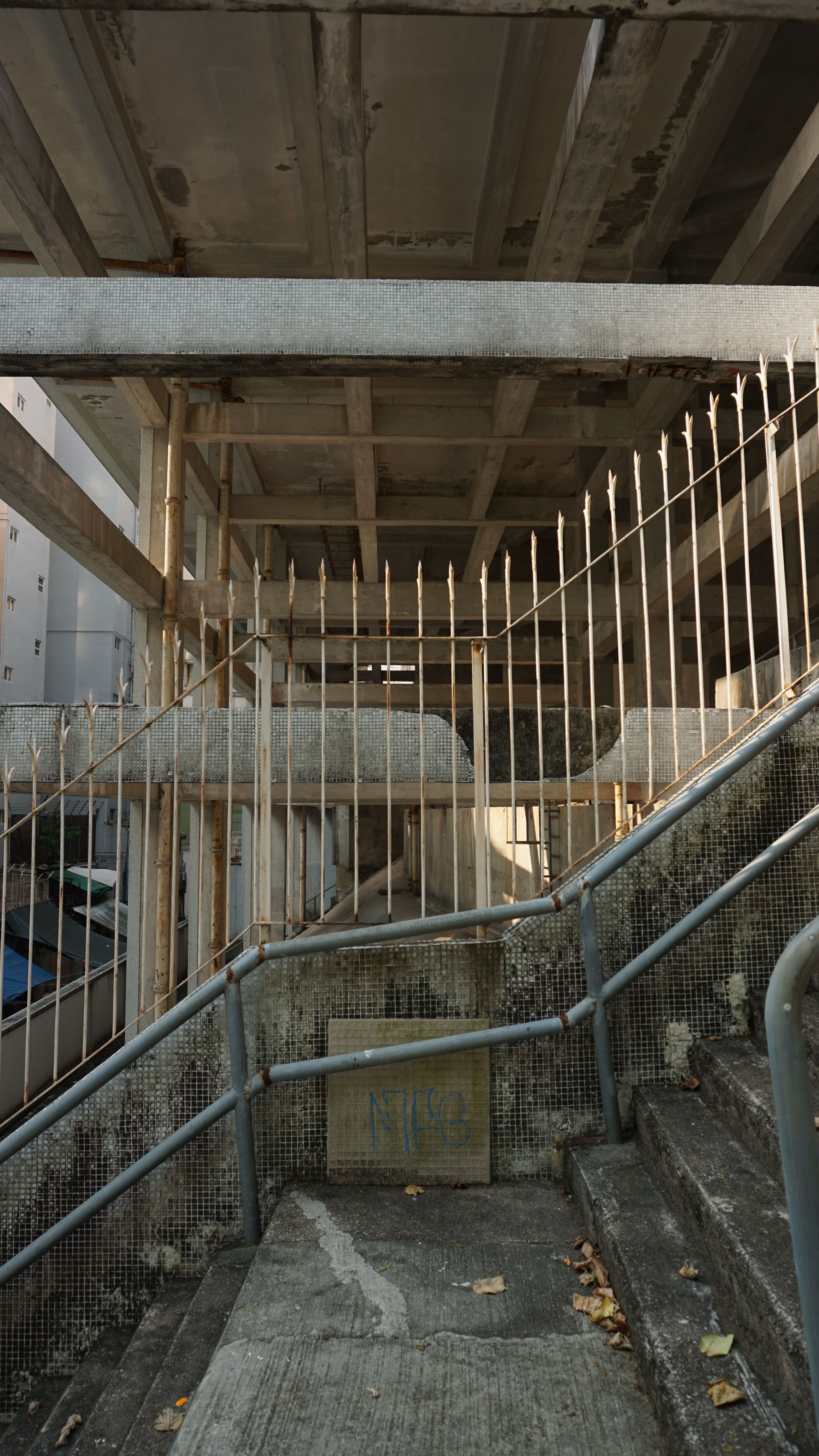 Staircase under Elevated Road · Free Stock Photo