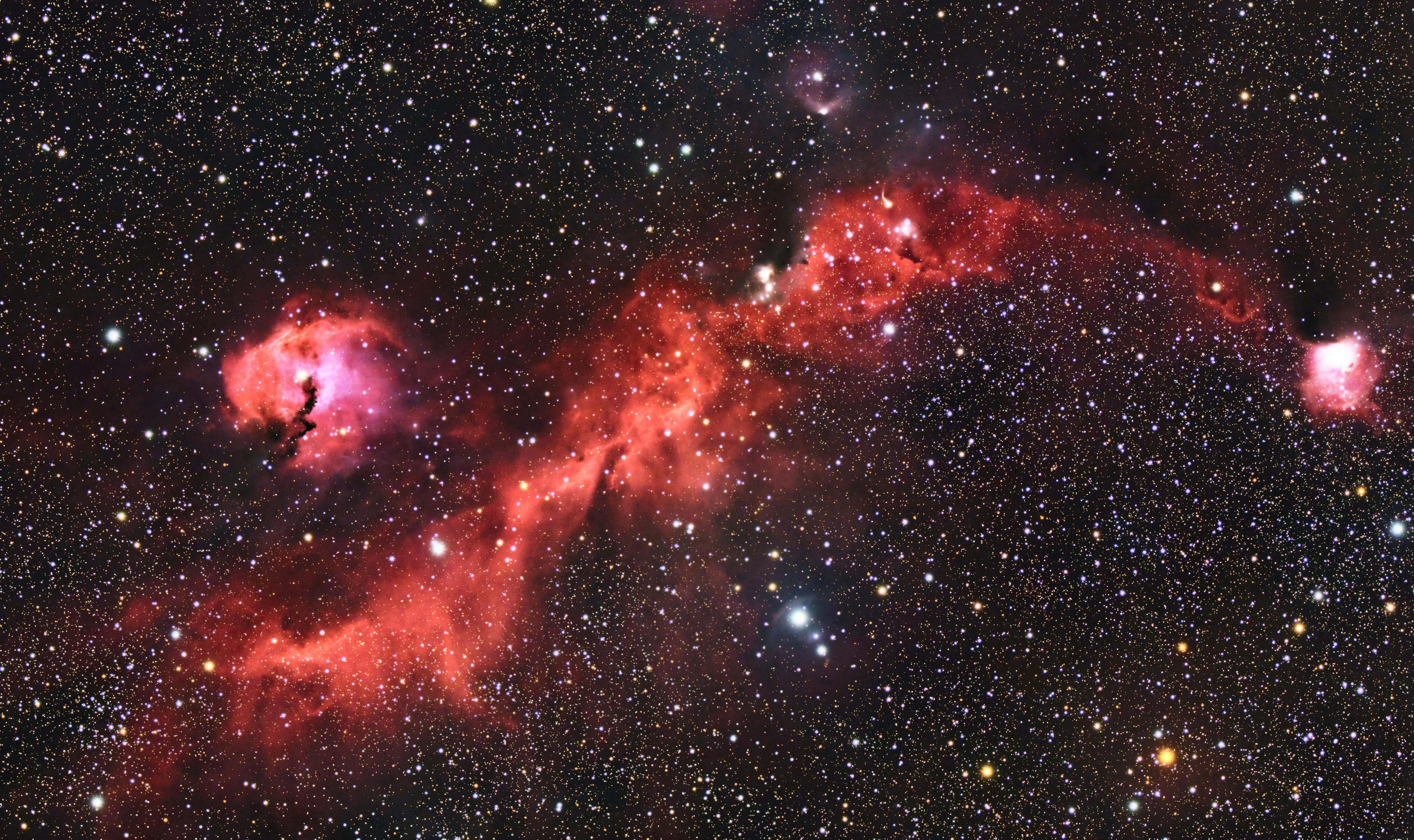 Milky Way Galaxy Above a Rock Formation · Free Stock Photo