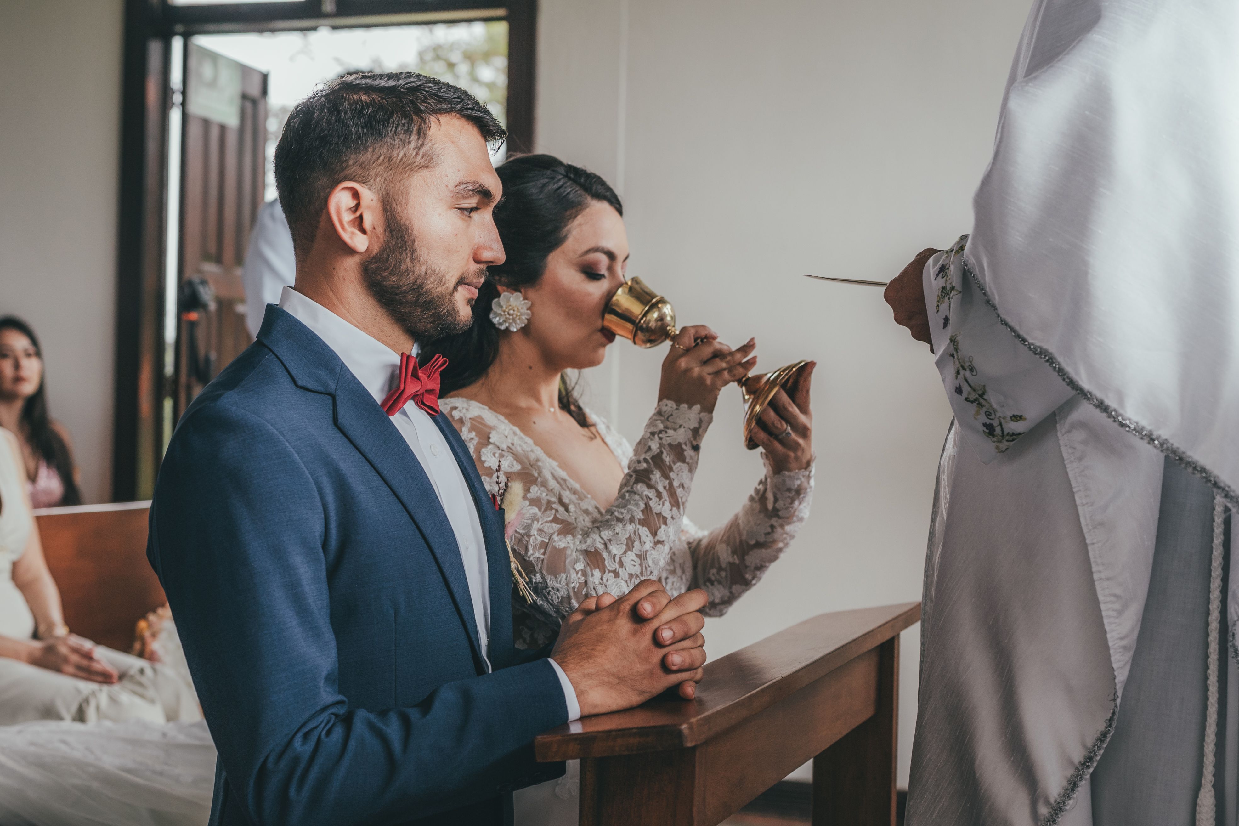 Couple Getting Married in Church · Free Stock Photo