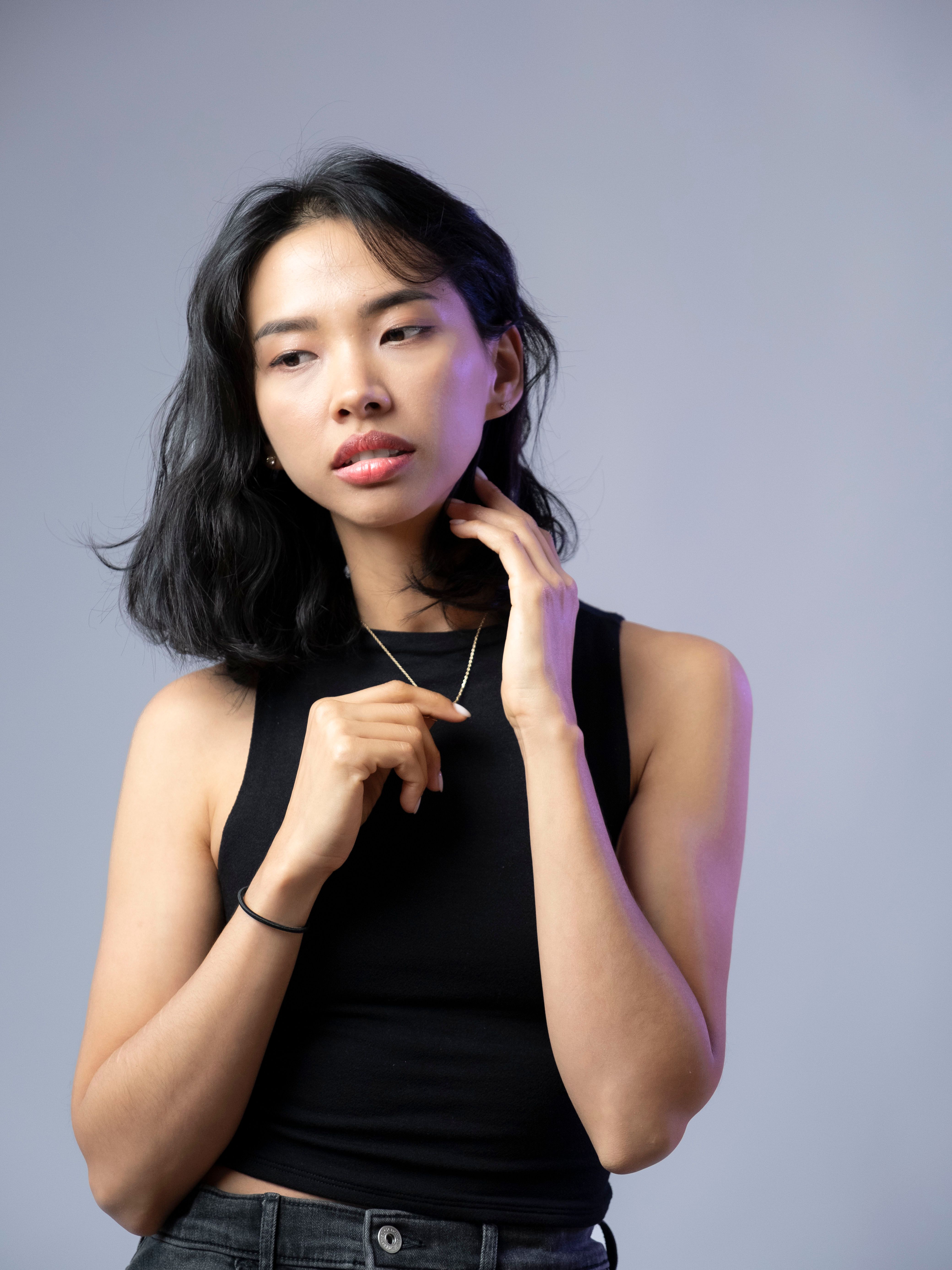 Portrait of Woman in Tank Top · Free Stock Photo