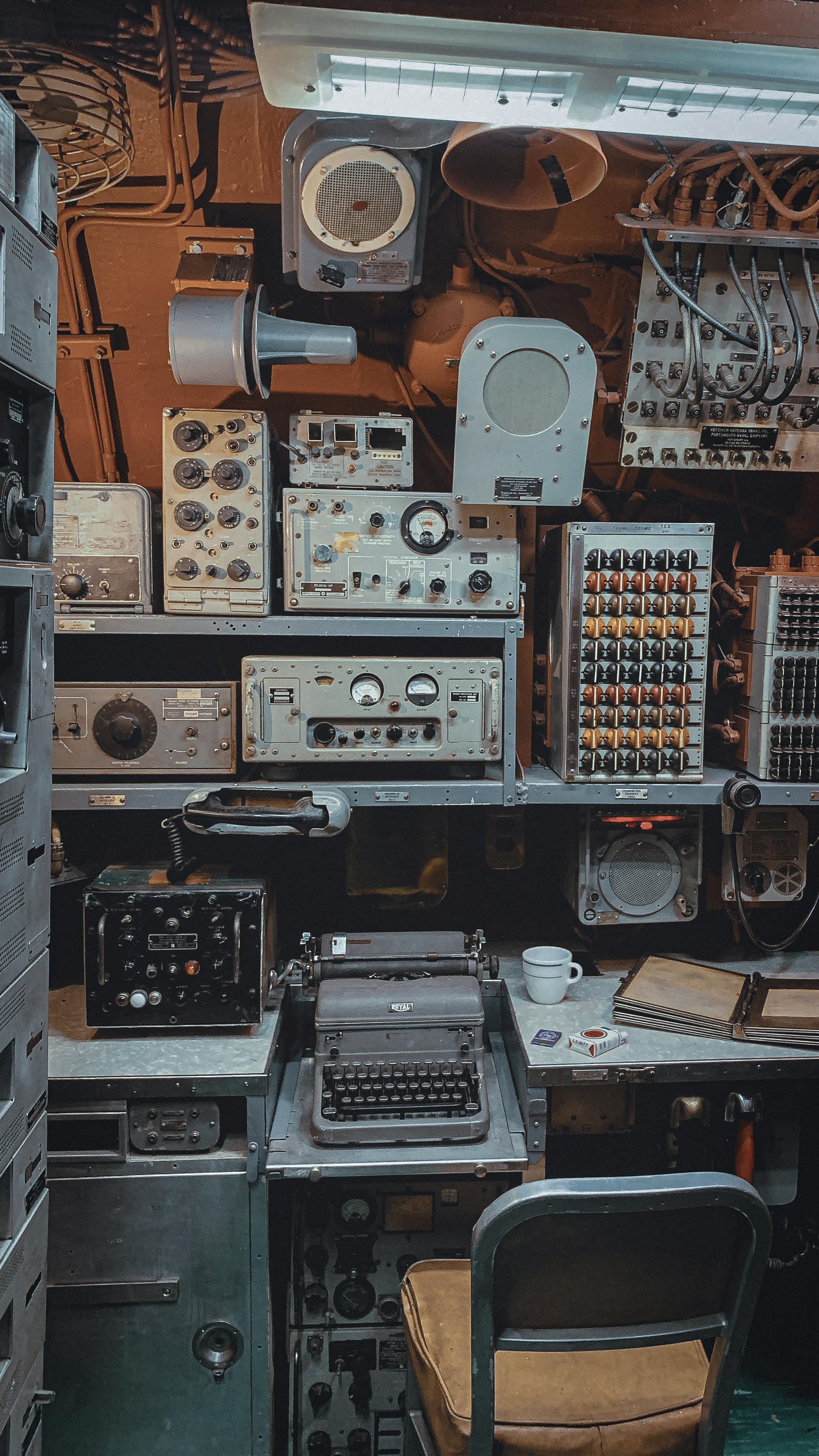 Office with Old Communication Devices · Free Stock Photo