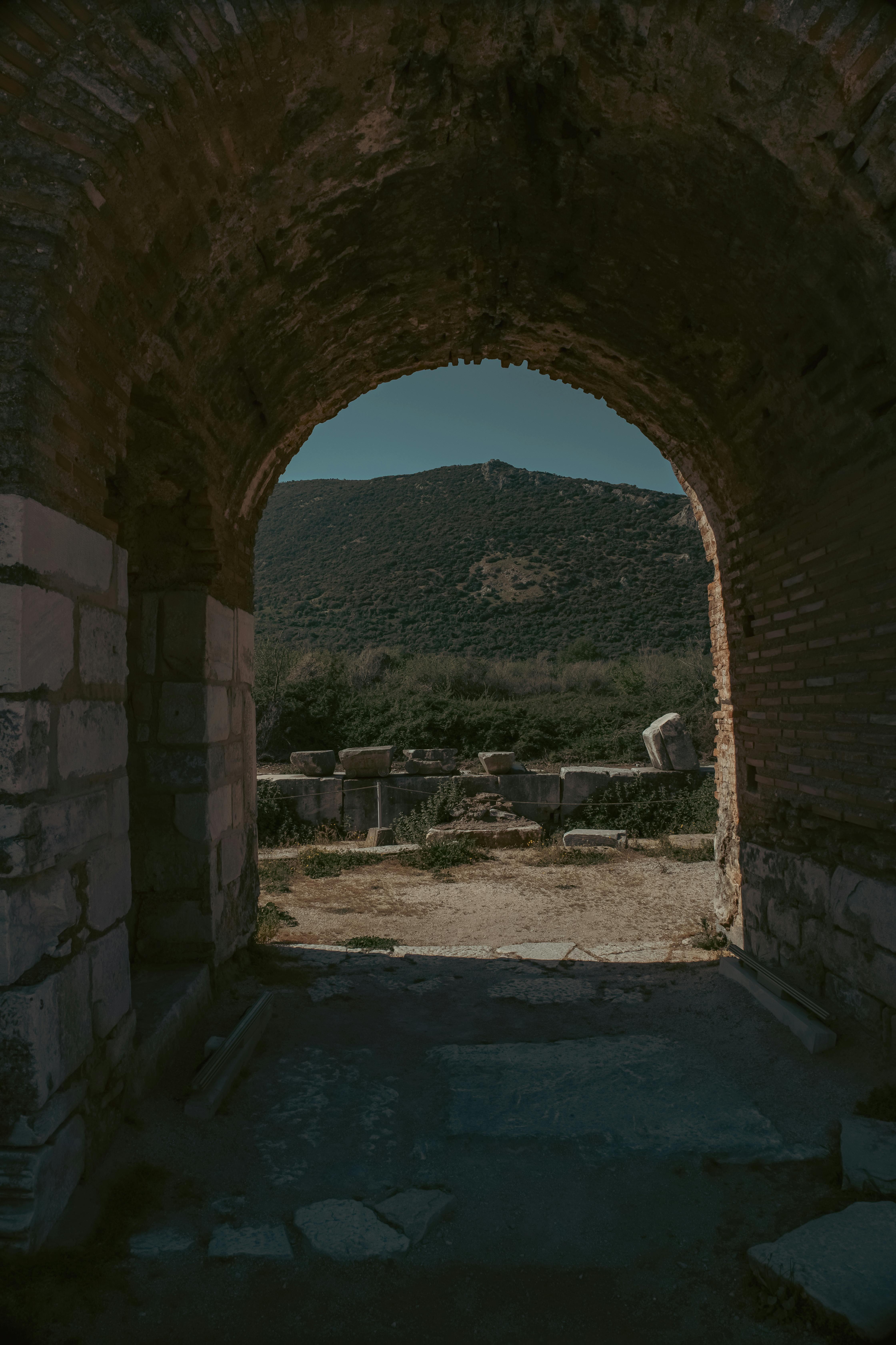 Arch Gateway Entrance in Ancient City of Ephesus in Selcuk in Turkey ...