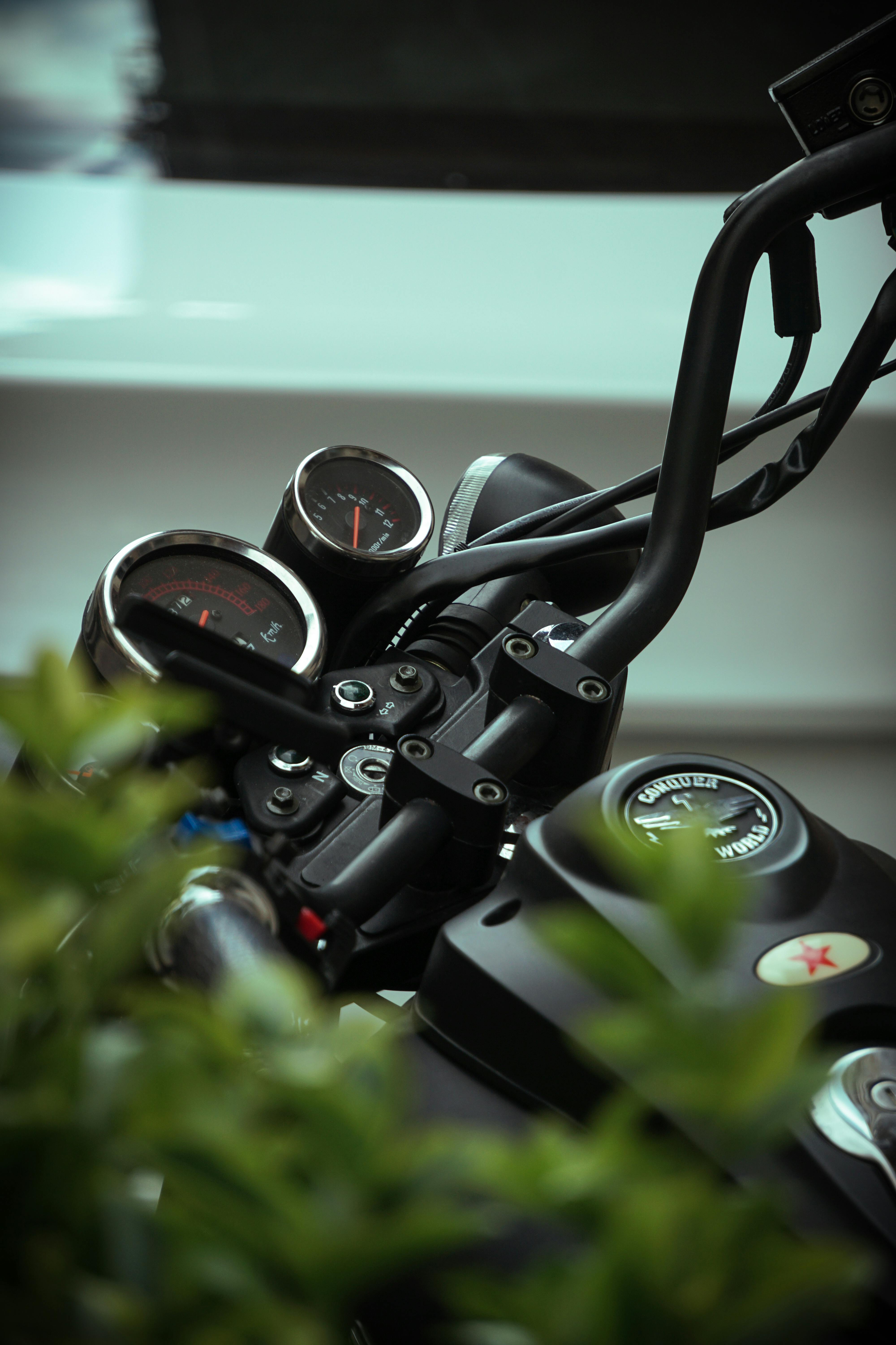 Motorcycle Handlebar and Indicators · Free Stock Photo