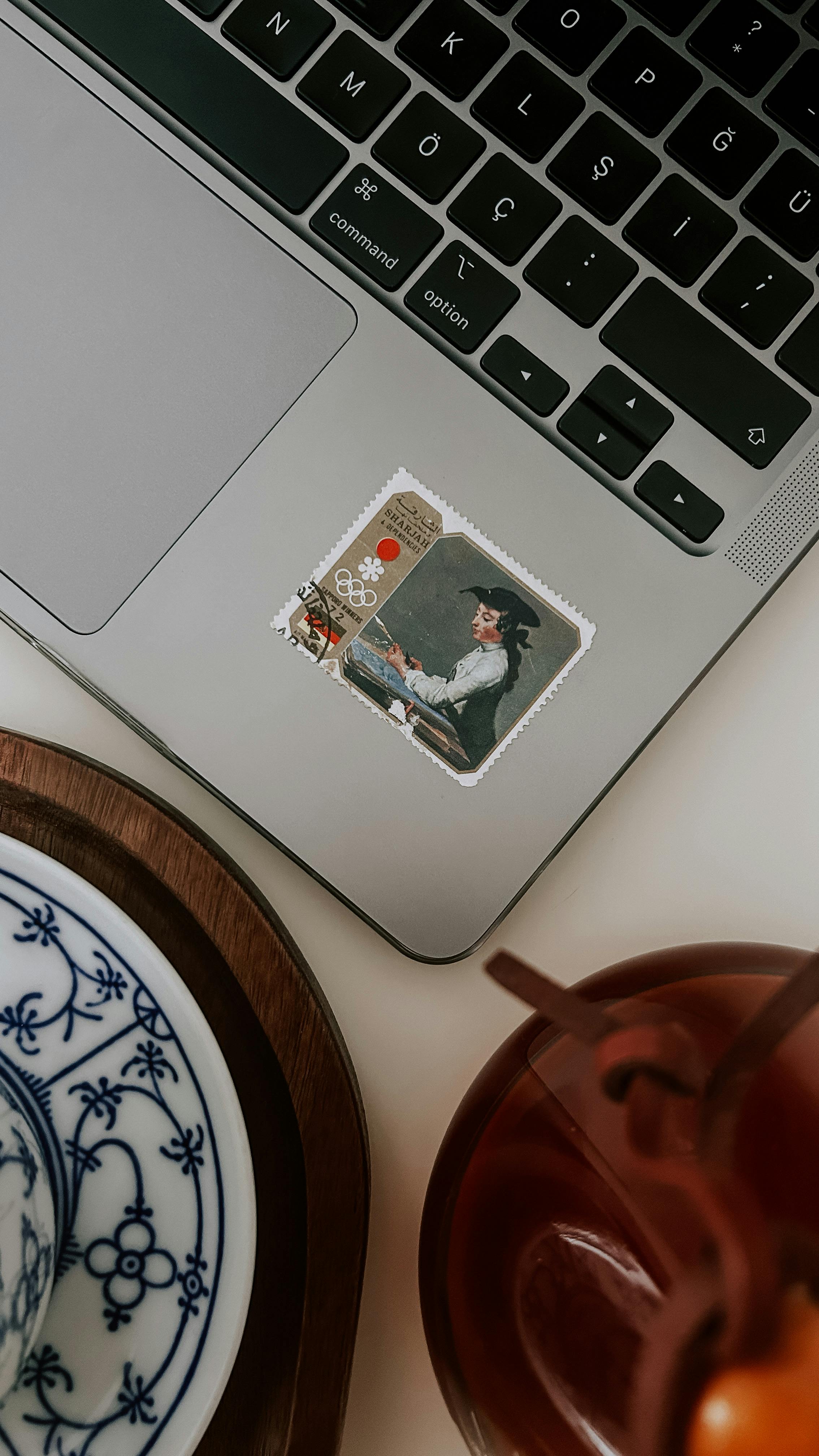 Sticker on Laptop · Free Stock Photo