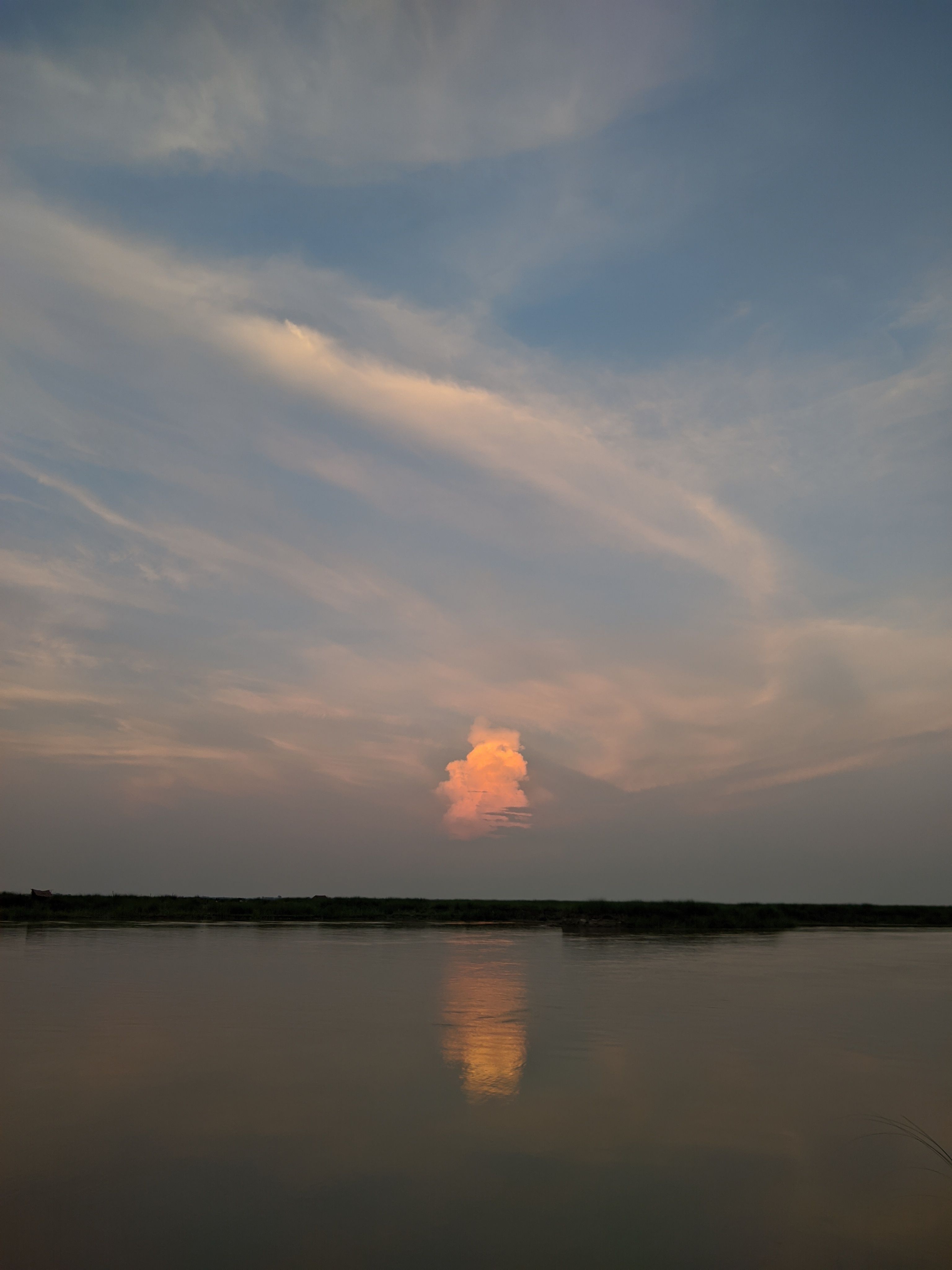 Calm Lake on Plains at Sunset · Free Stock Photo