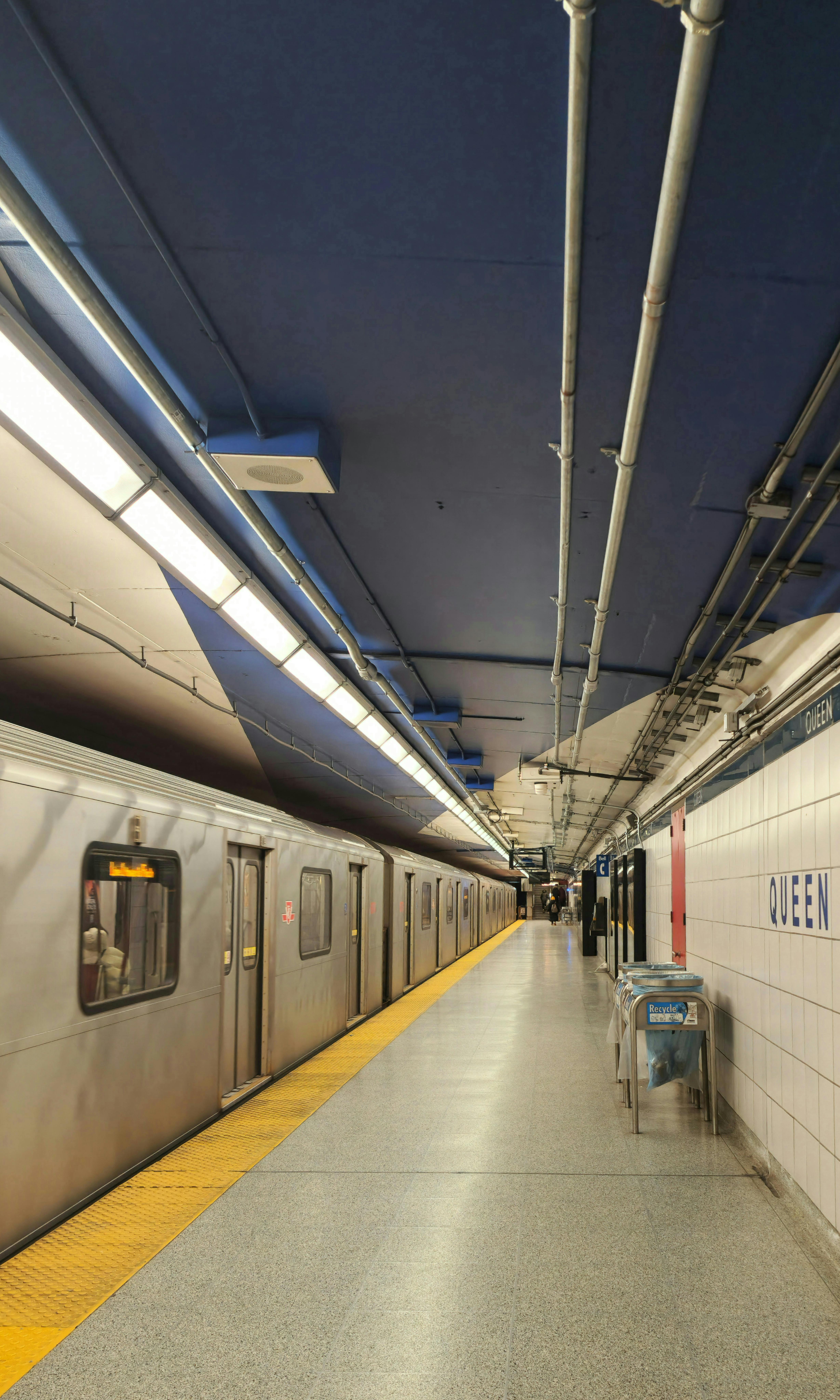 Subway Entrance During Nighttime · Free Stock Photo