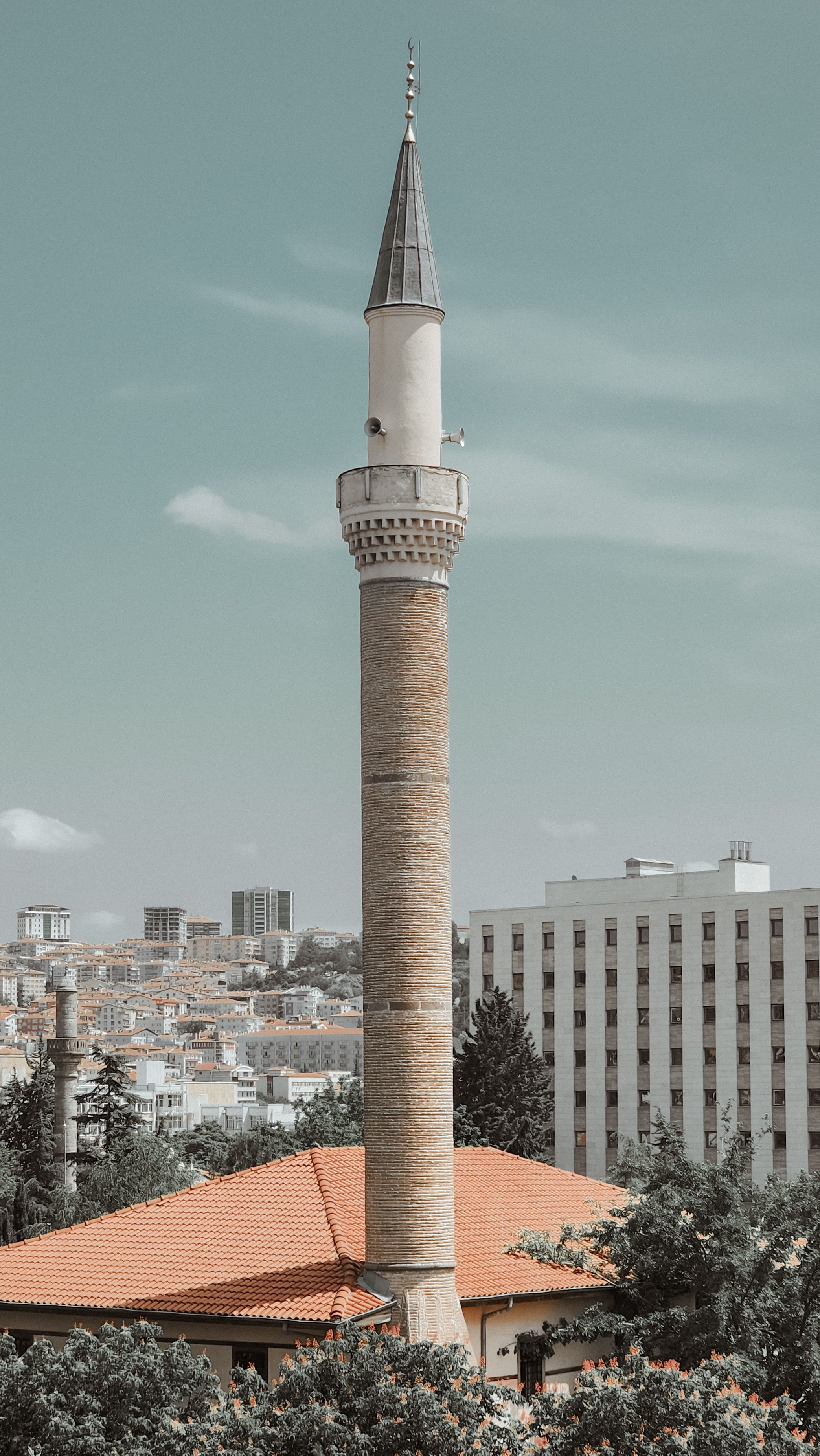 Minaret of Mosque in Ankara · Free Stock Photo