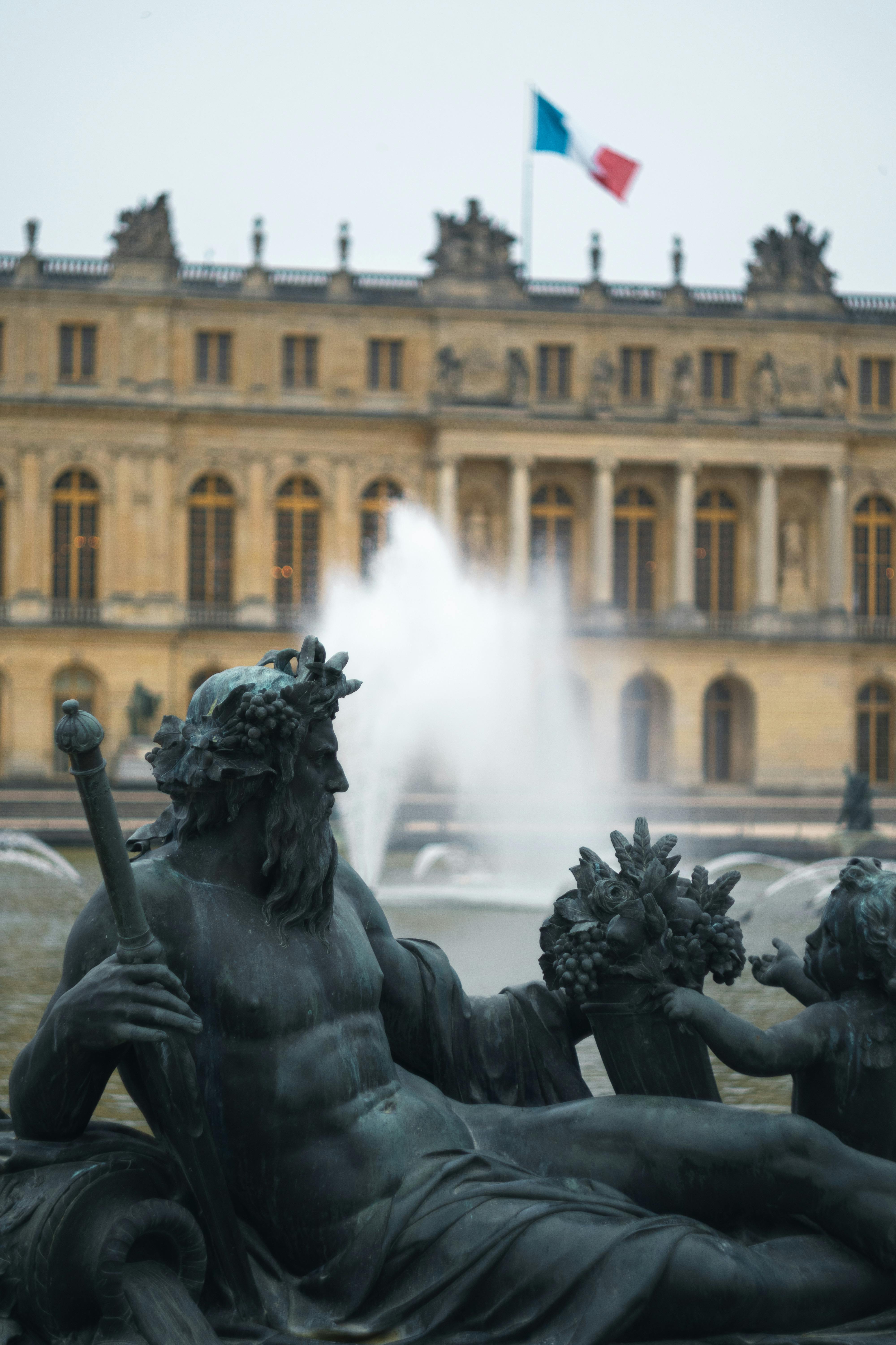 Marble Courtyard, Palace of Versailles, Versailles, France · Free Stock ...