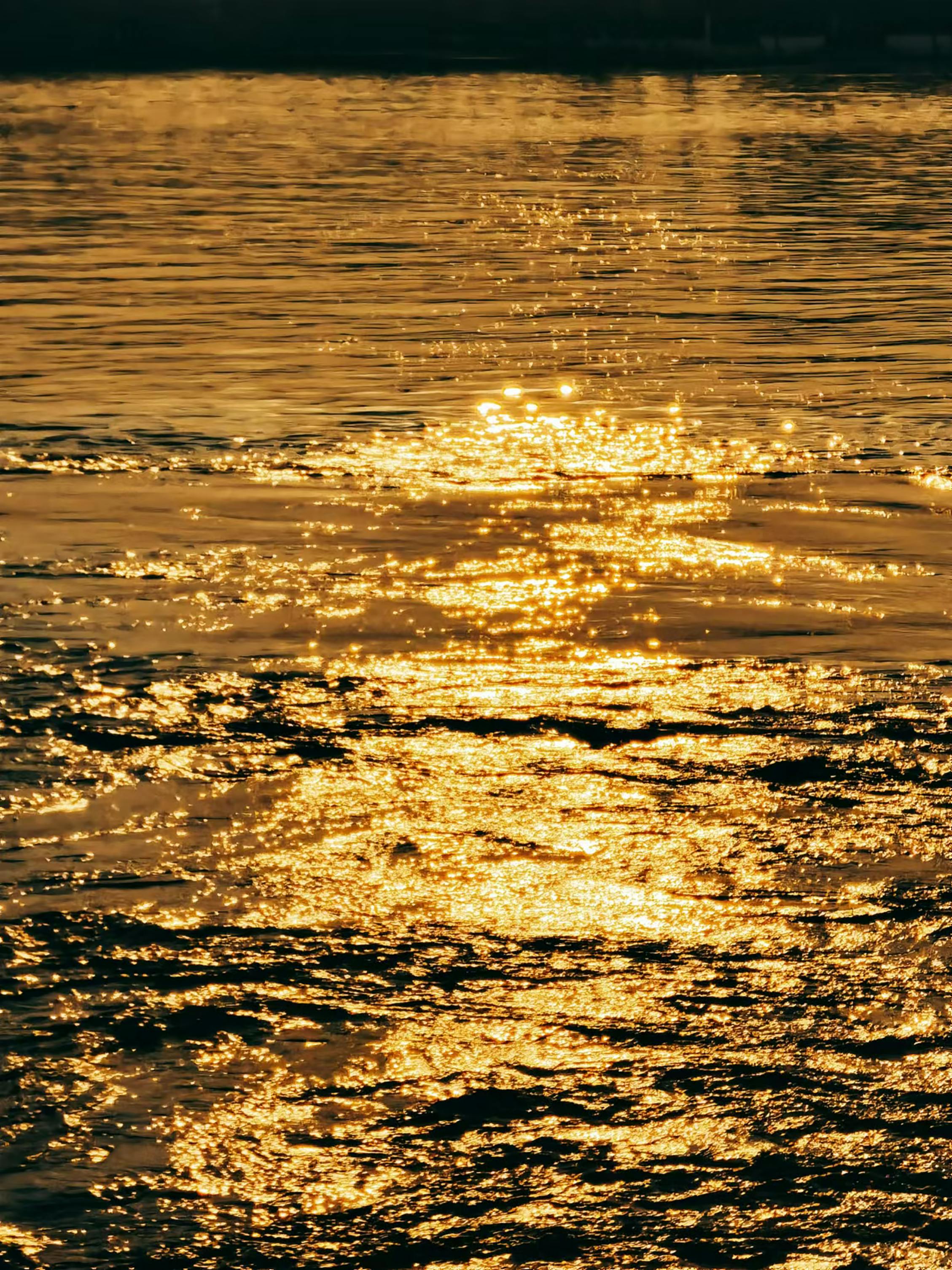 Shiny Lake Water at Sunset · Free Stock Photo