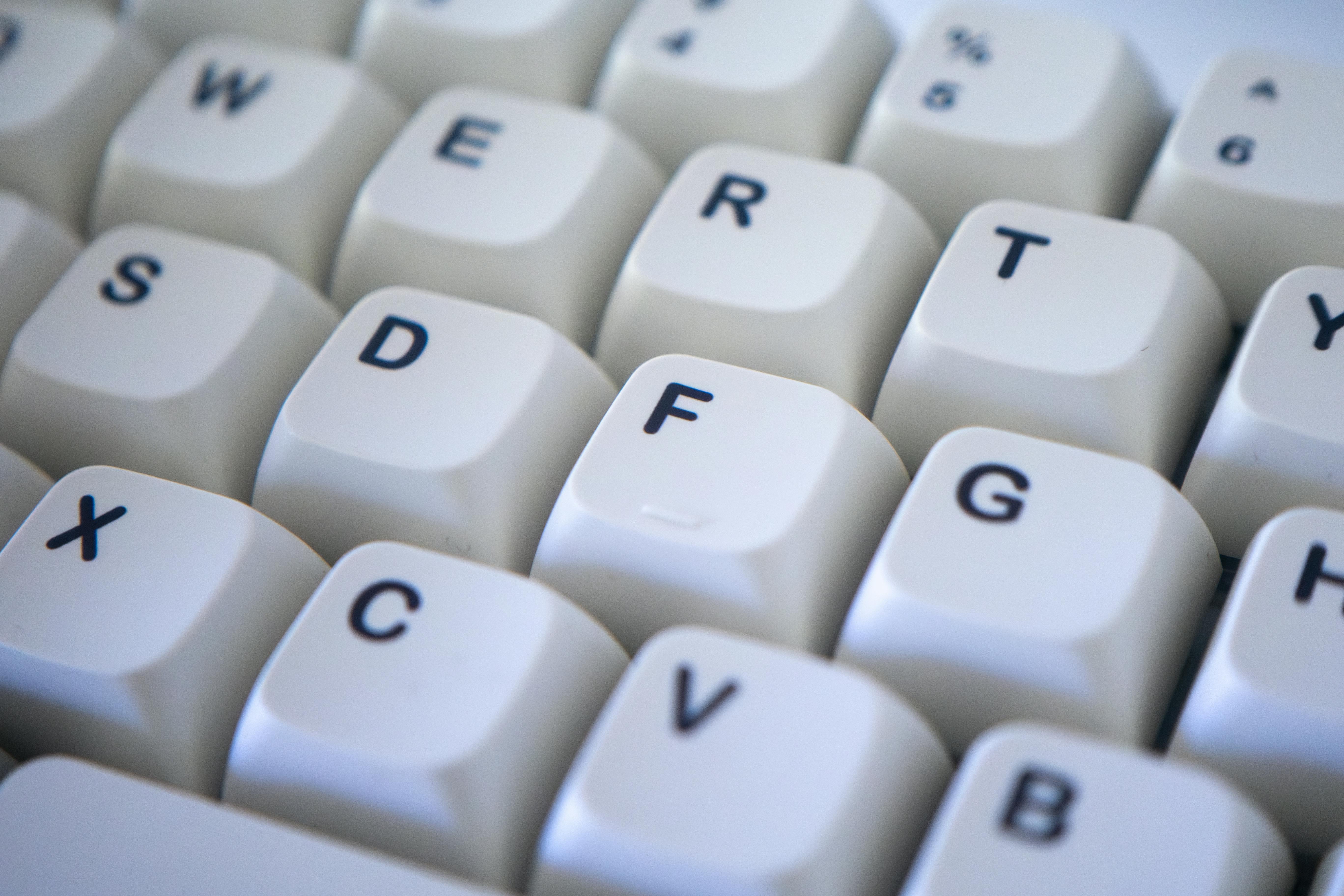 Close Up Photo of Keyboard · Free Stock Photo