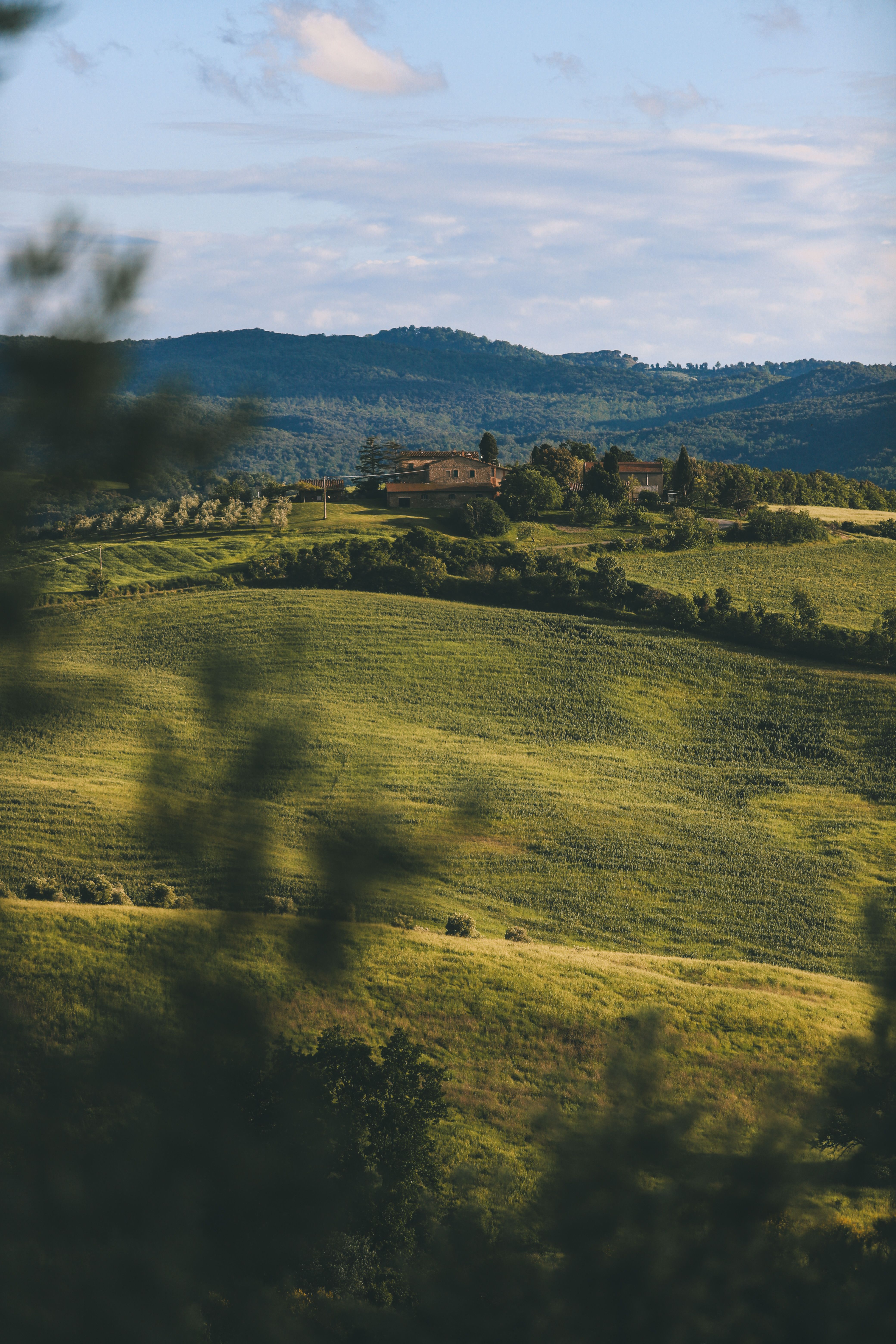 Landscape of Green Countryside · Free Stock Photo