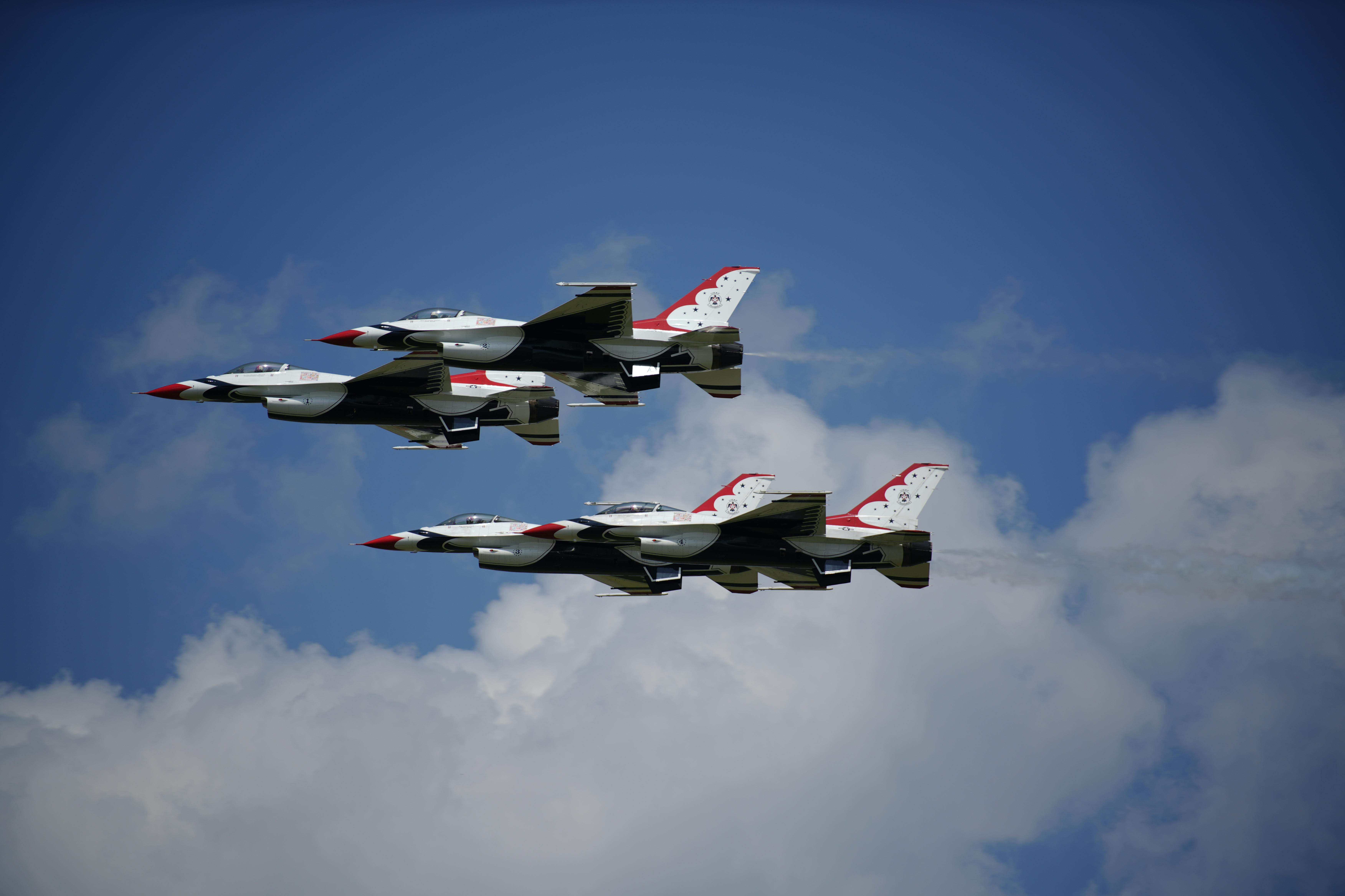 Four Fighter Jets in the Sky · Free Stock Photo