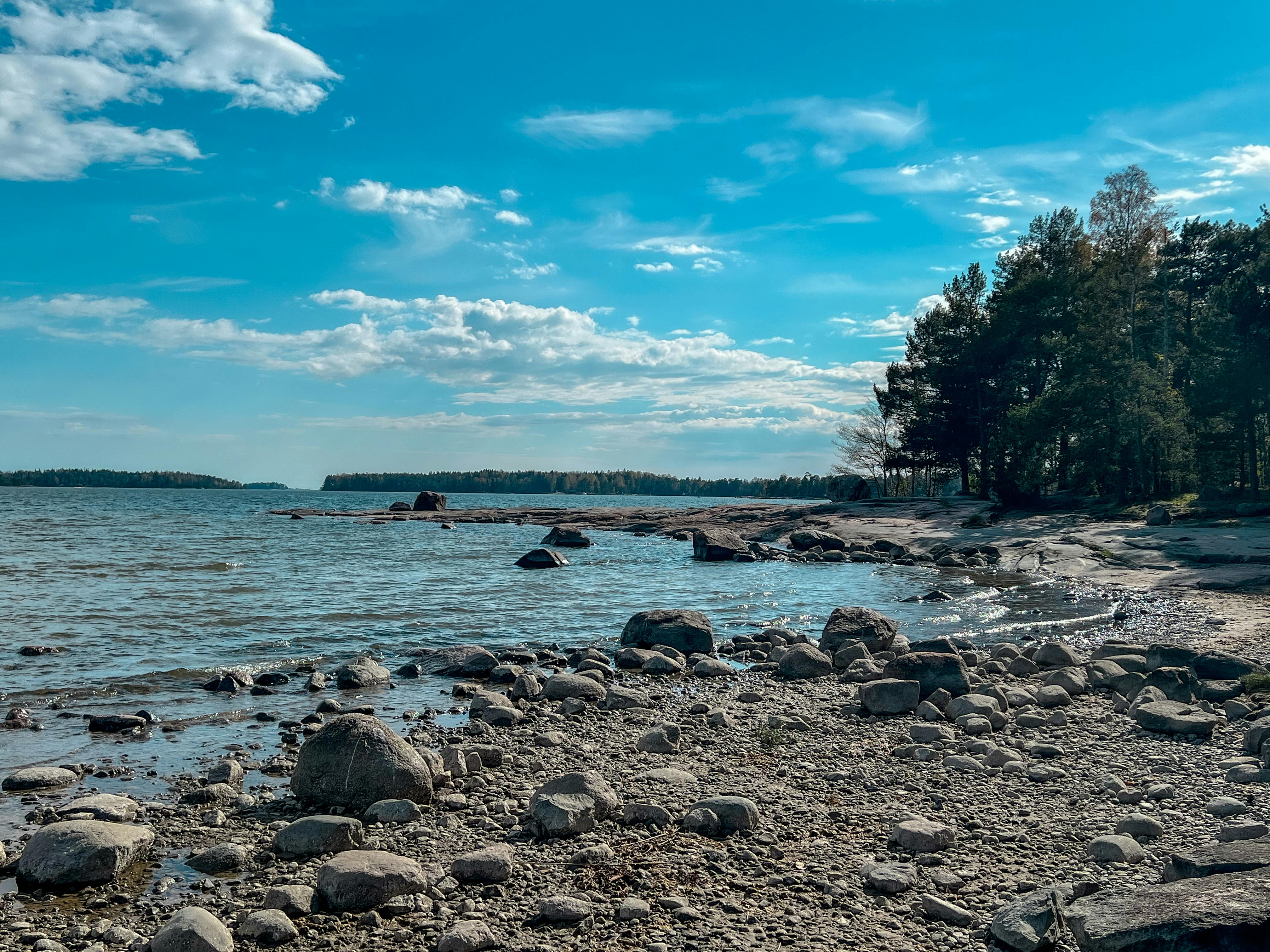 Rocky Beach on Seashore in Finland · Free Stock Photo