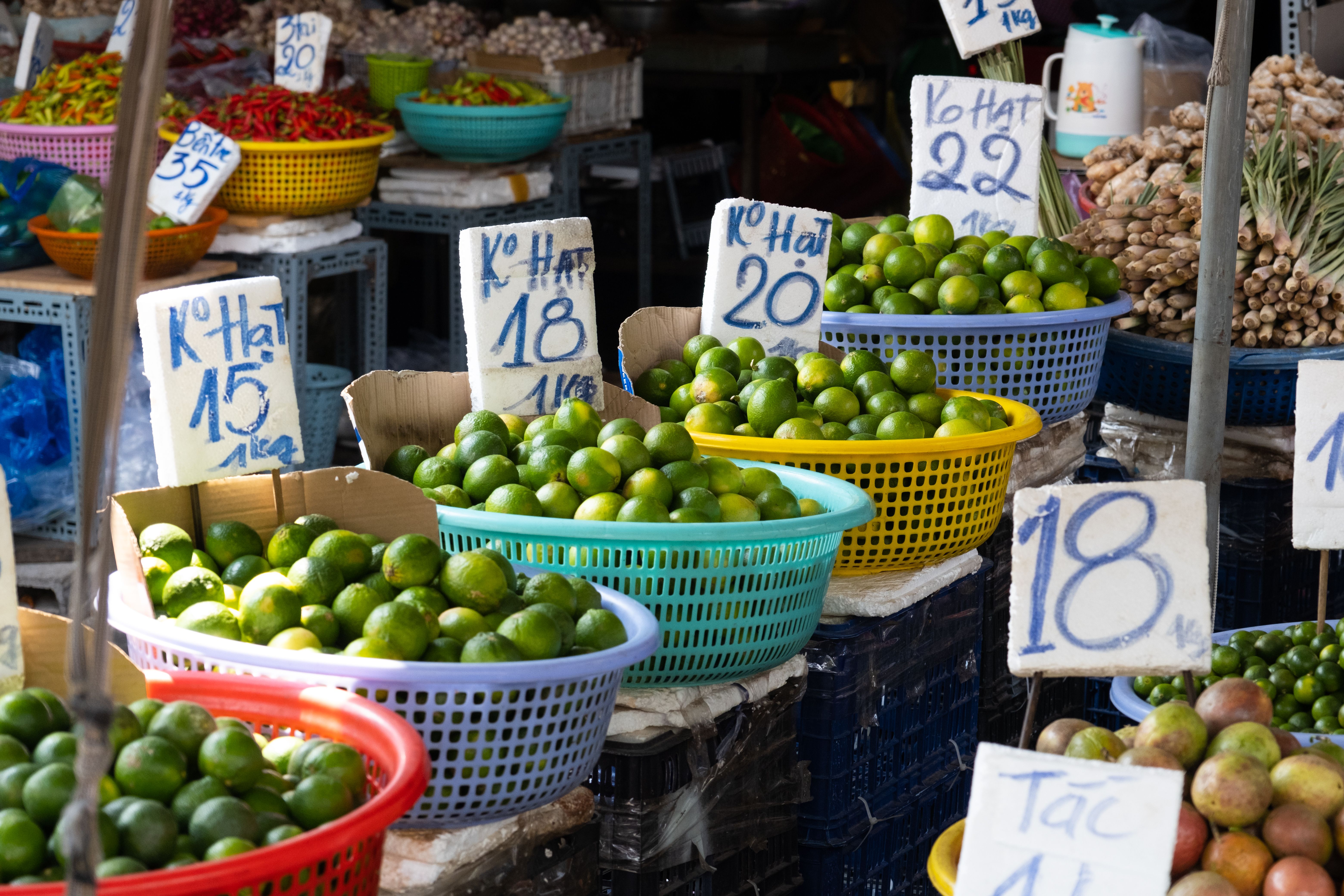 Fruits at a Market · Free Stock Photo