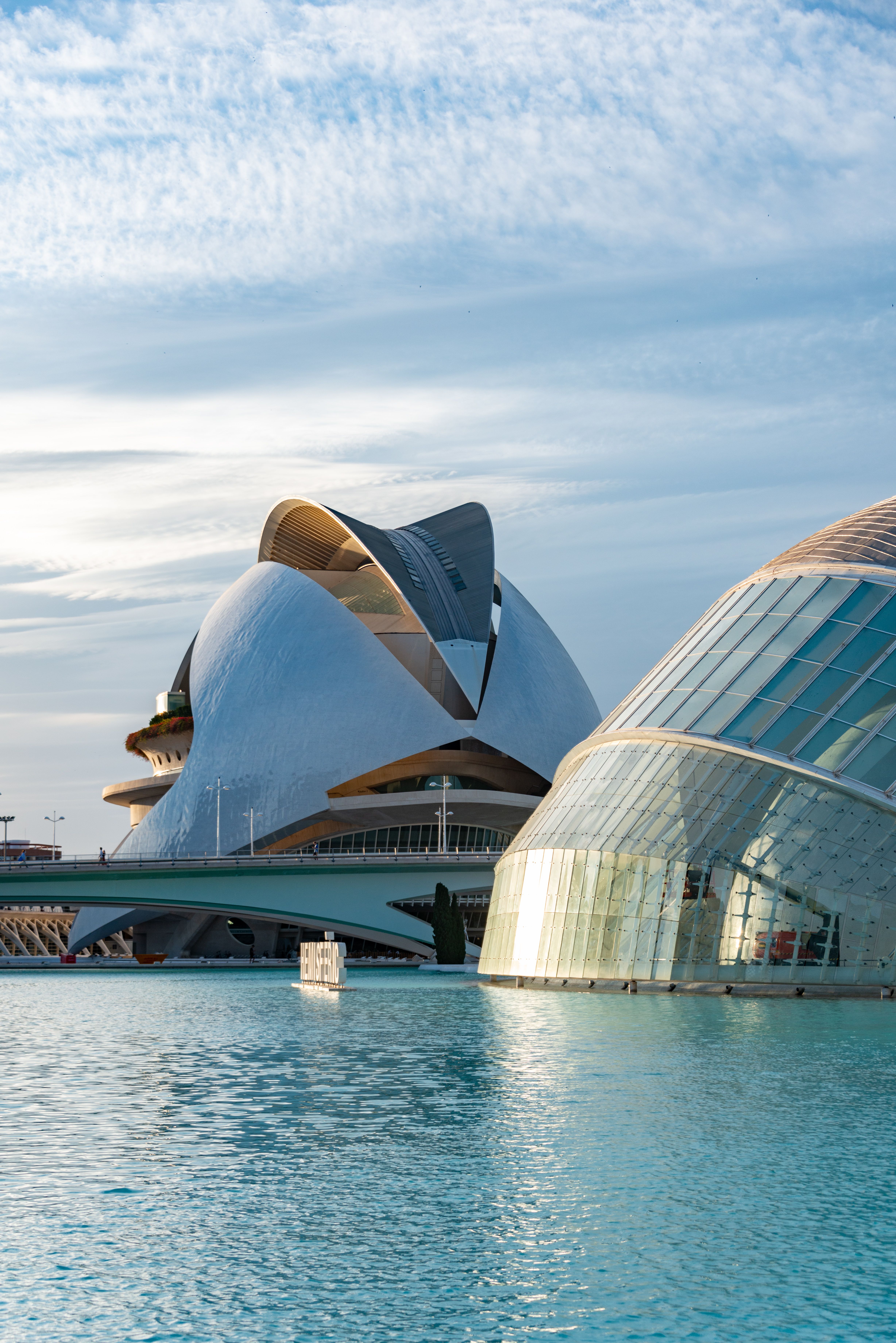 Modern Futuristic Buildings of City of Arts and Sciences in Valencia in ...