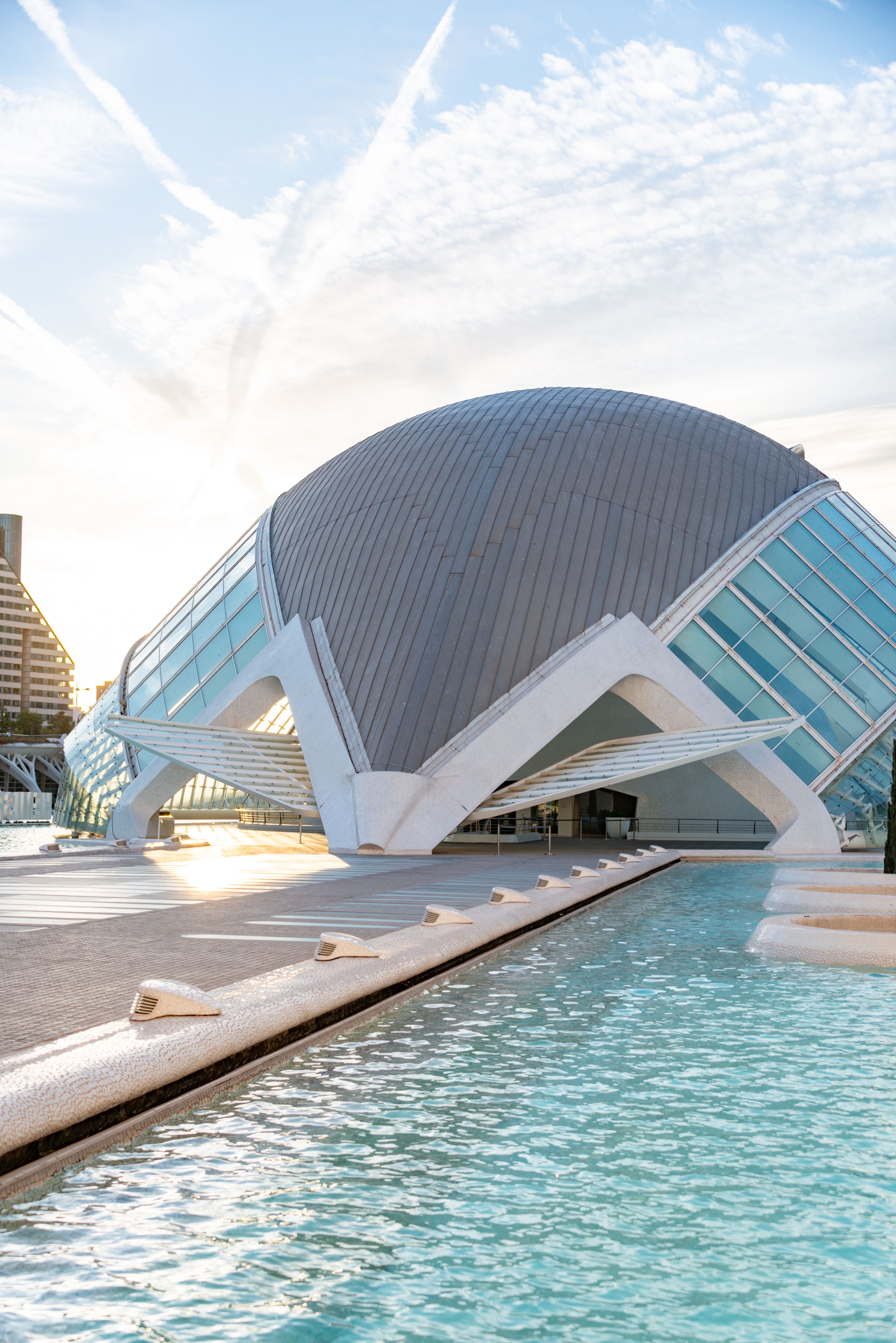 Modern Hemispheric Building in Valencia in Spain · Free Stock Photo