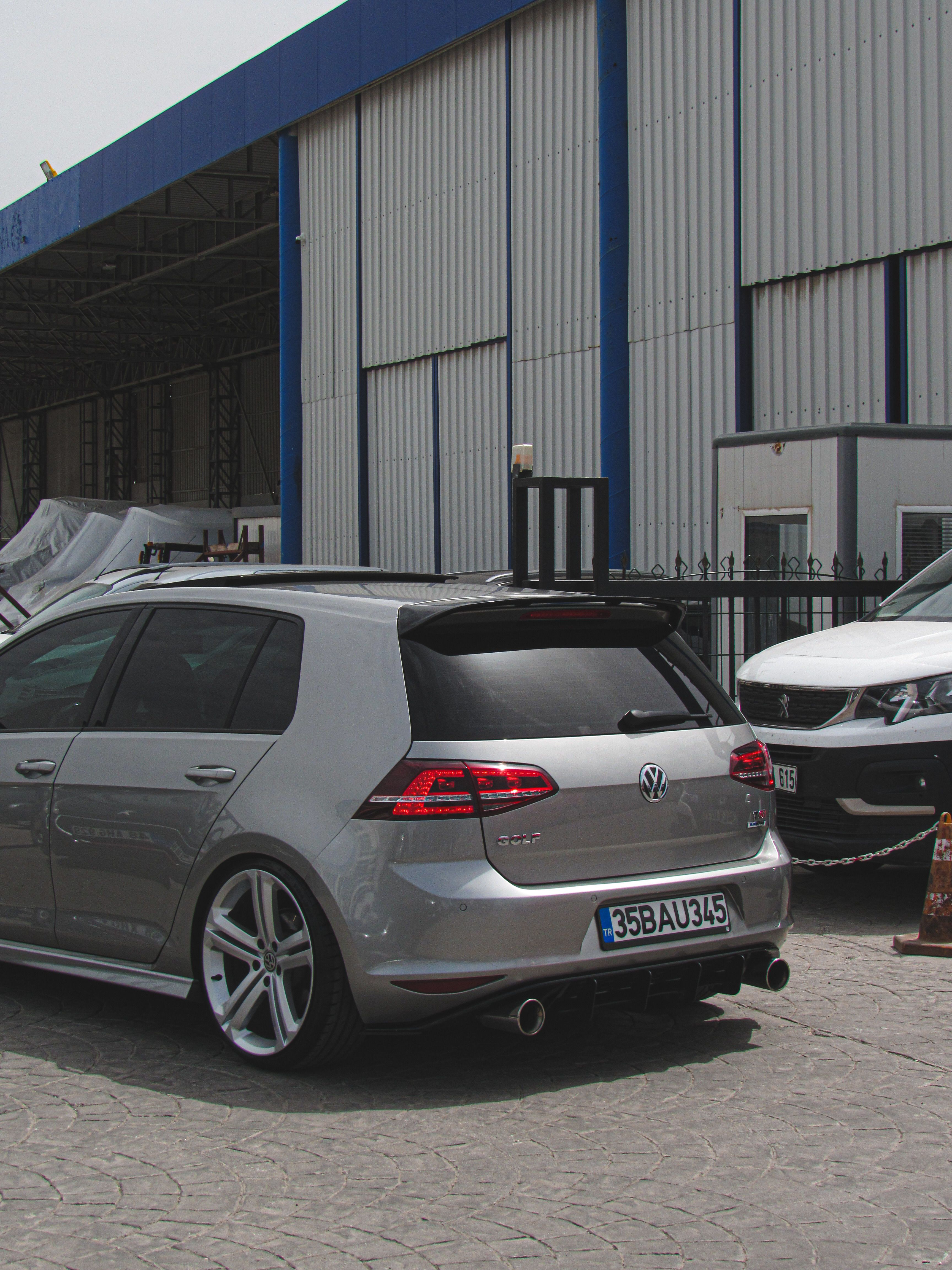 Back View of Volkswagen Golf GTI · Free Stock Photo