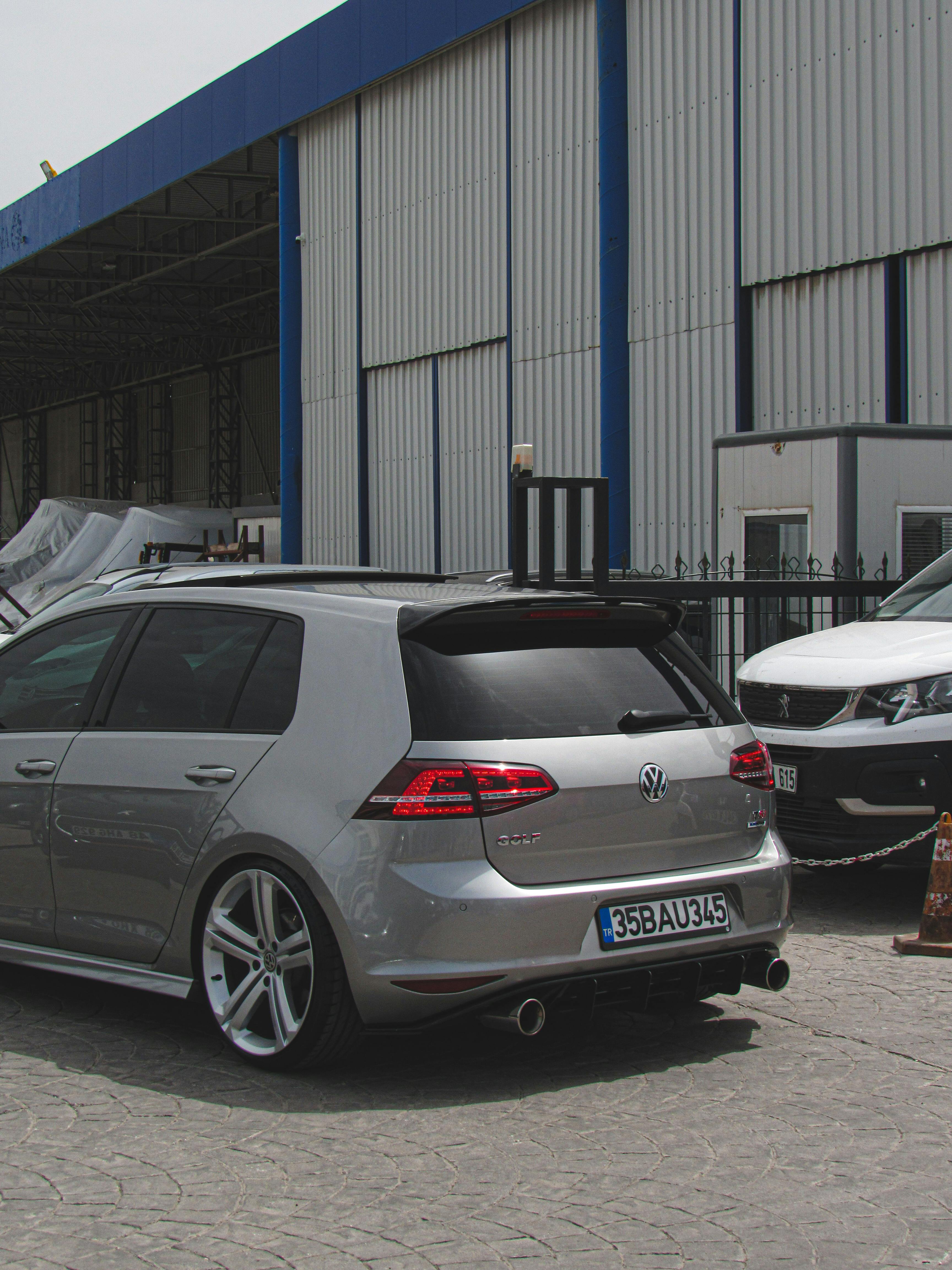 Back View of Volkswagen Golf GTI · Free Stock Photo