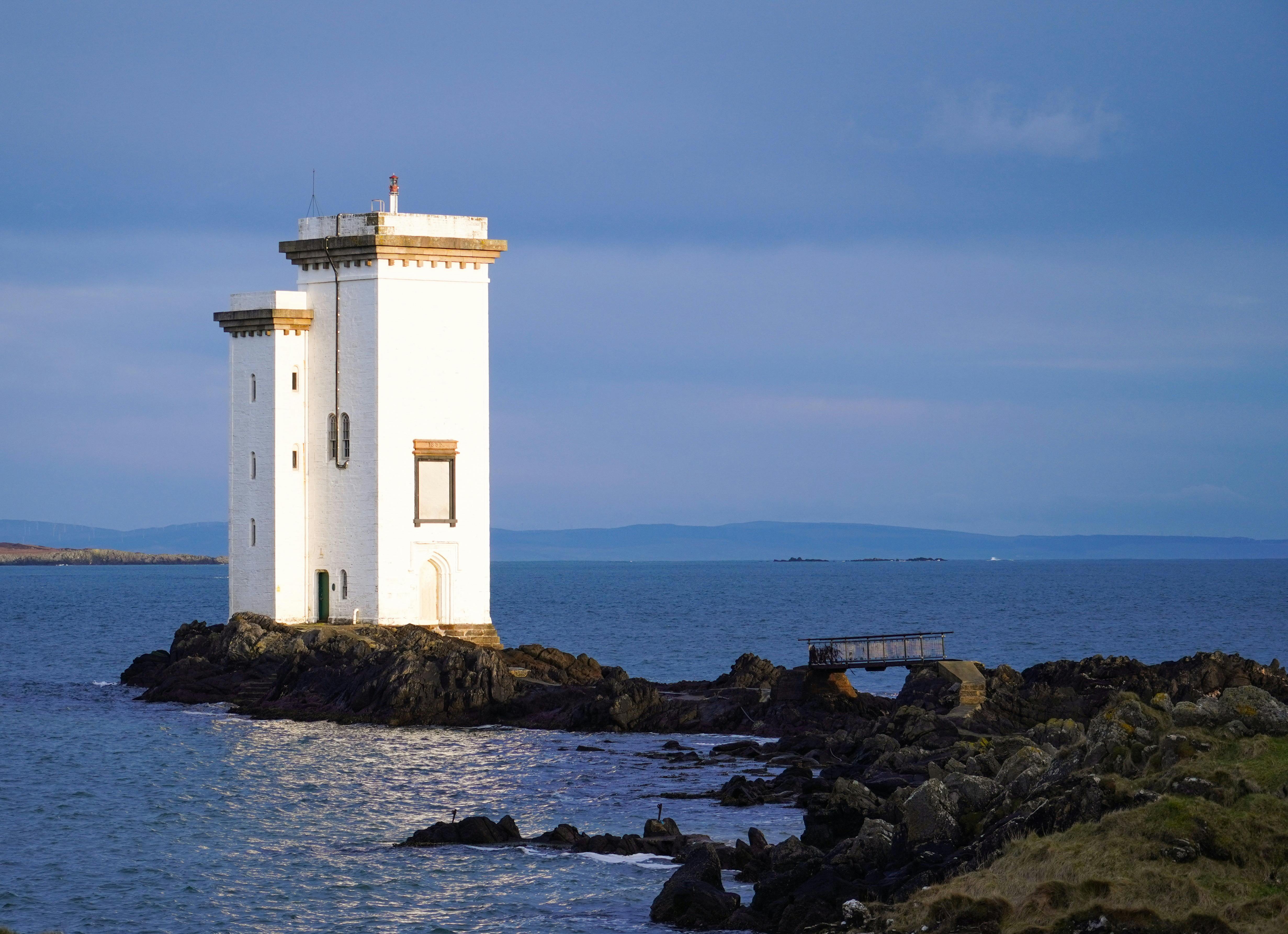 Carraig Fhada Lighthouse in Scotland · Free Stock Photo