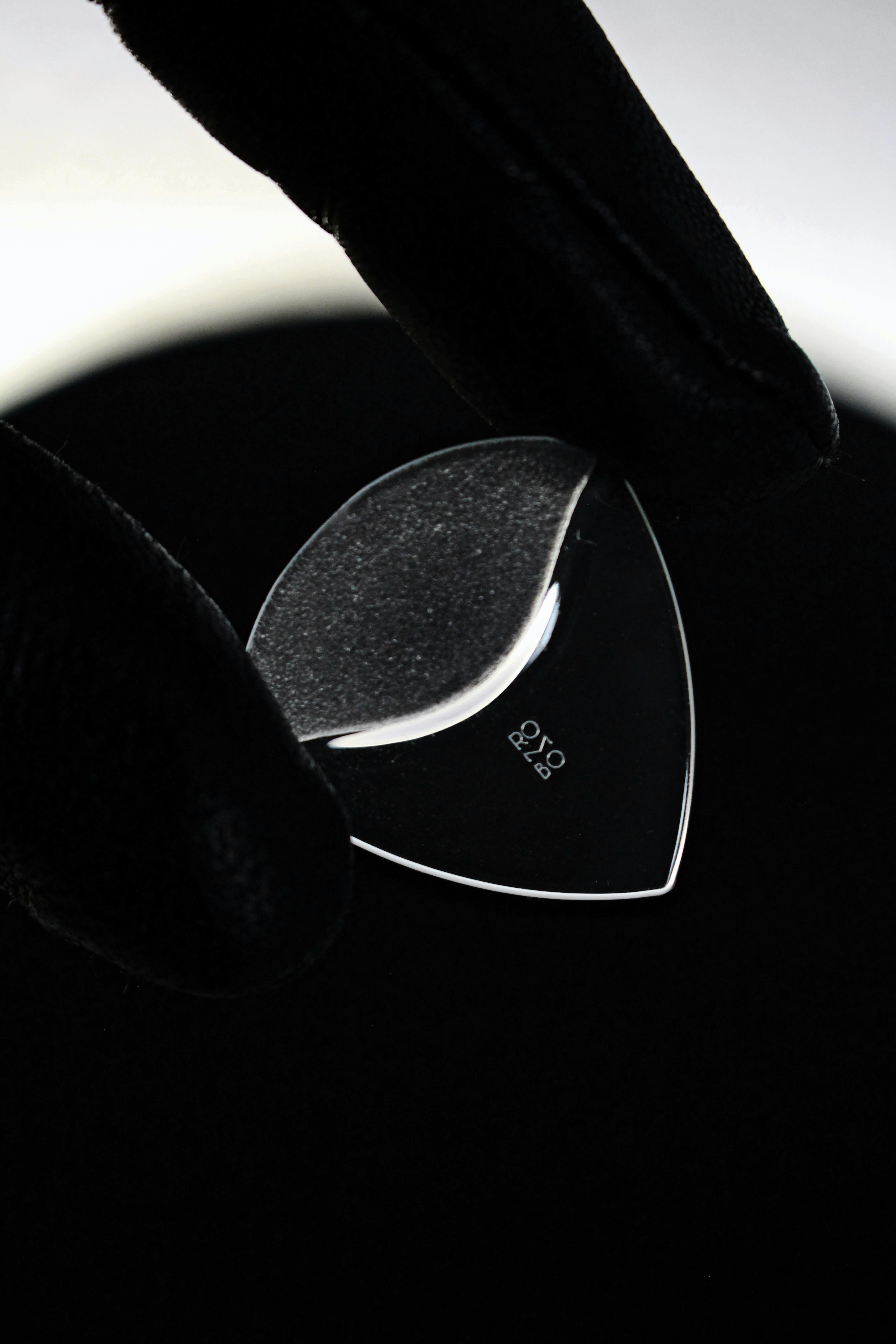 Black and White Close-up Photo of a Guitar Pick · Free Stock Photo