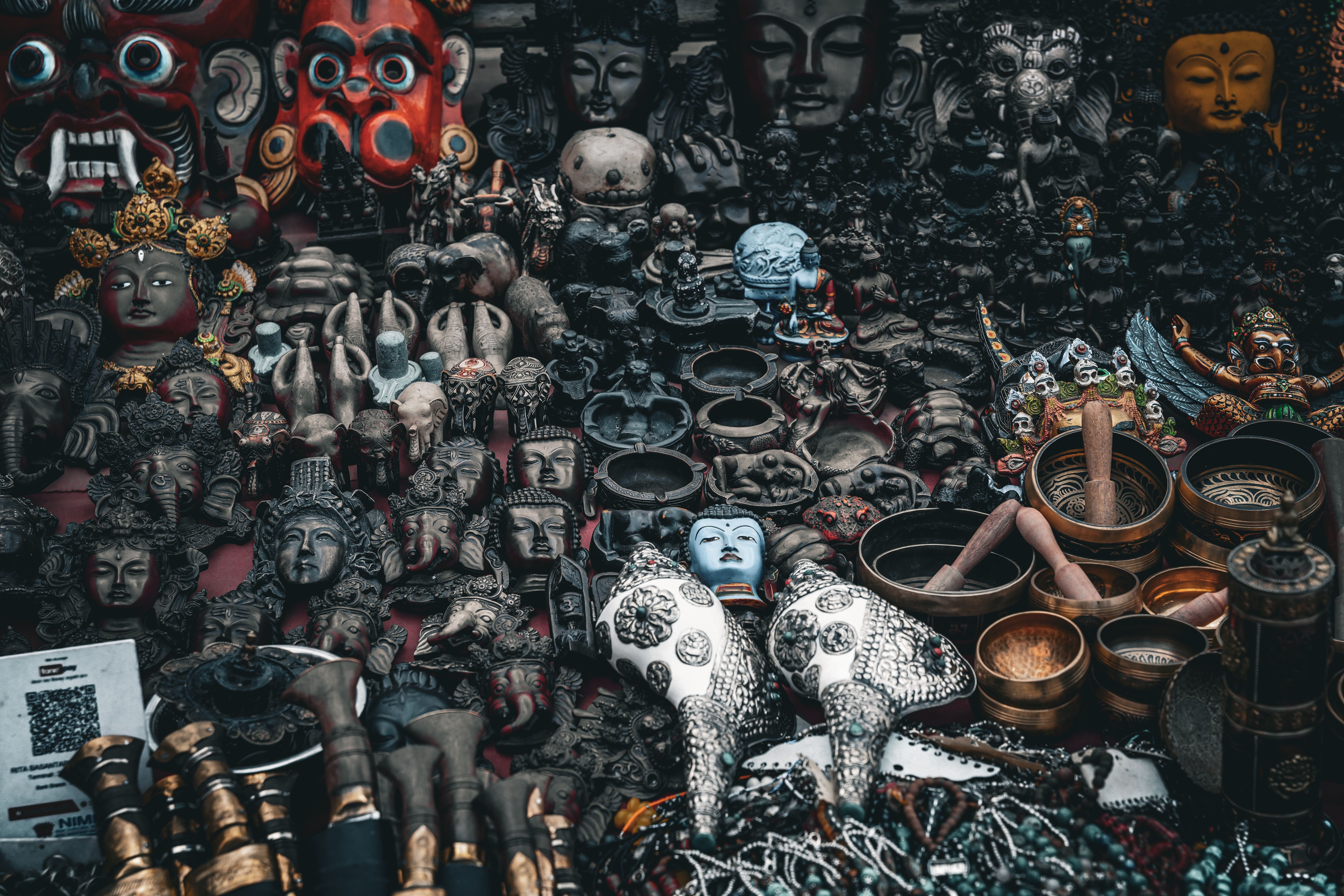 A large collection of different items on display · Free Stock Photo