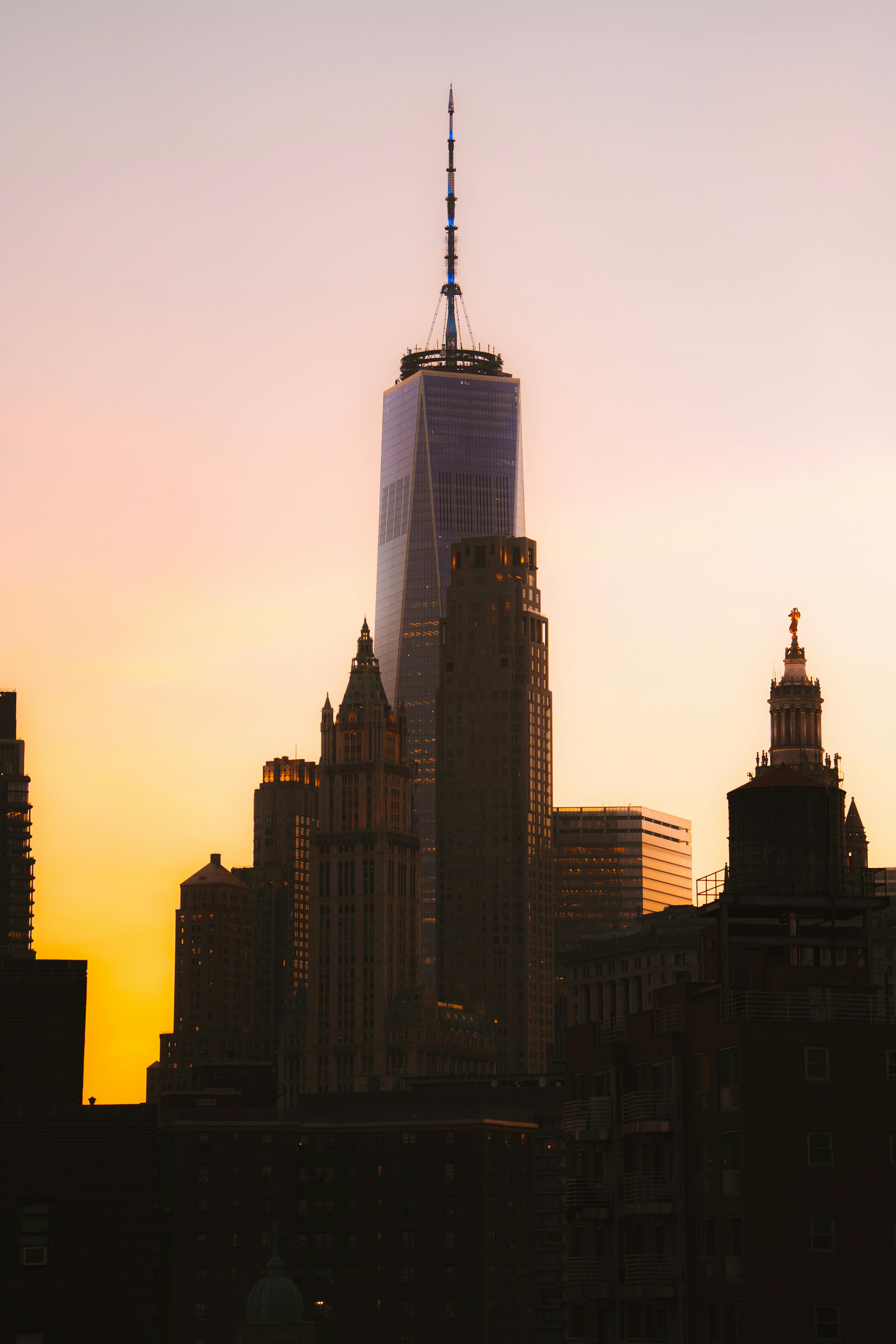 WTC in NYC at Dusk · Free Stock Photo