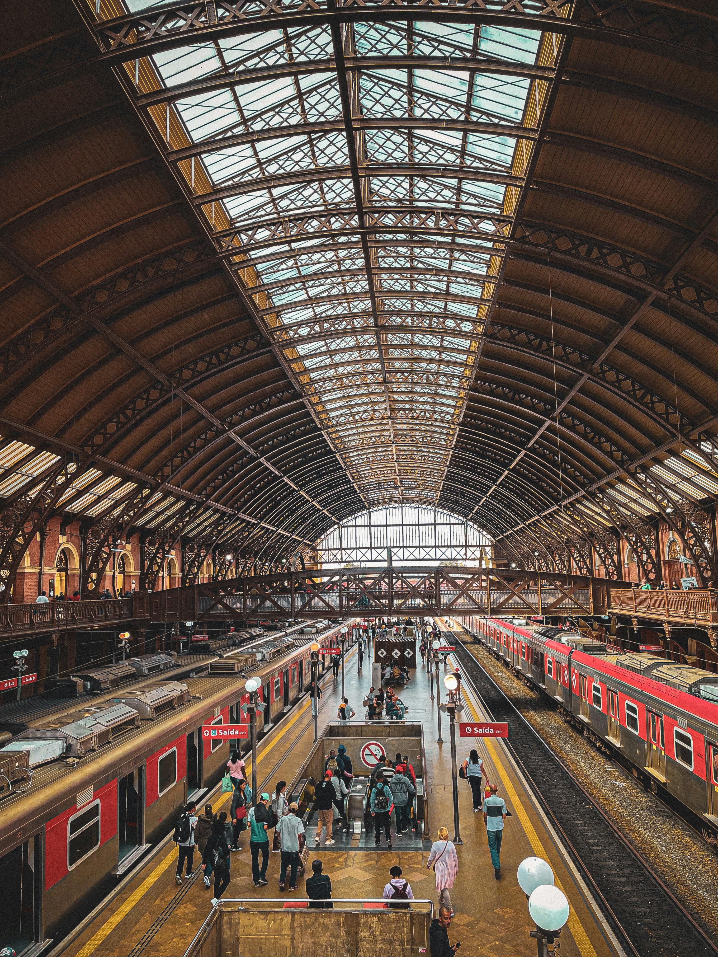 Architectural Photography of Train Station · Free Stock Photo