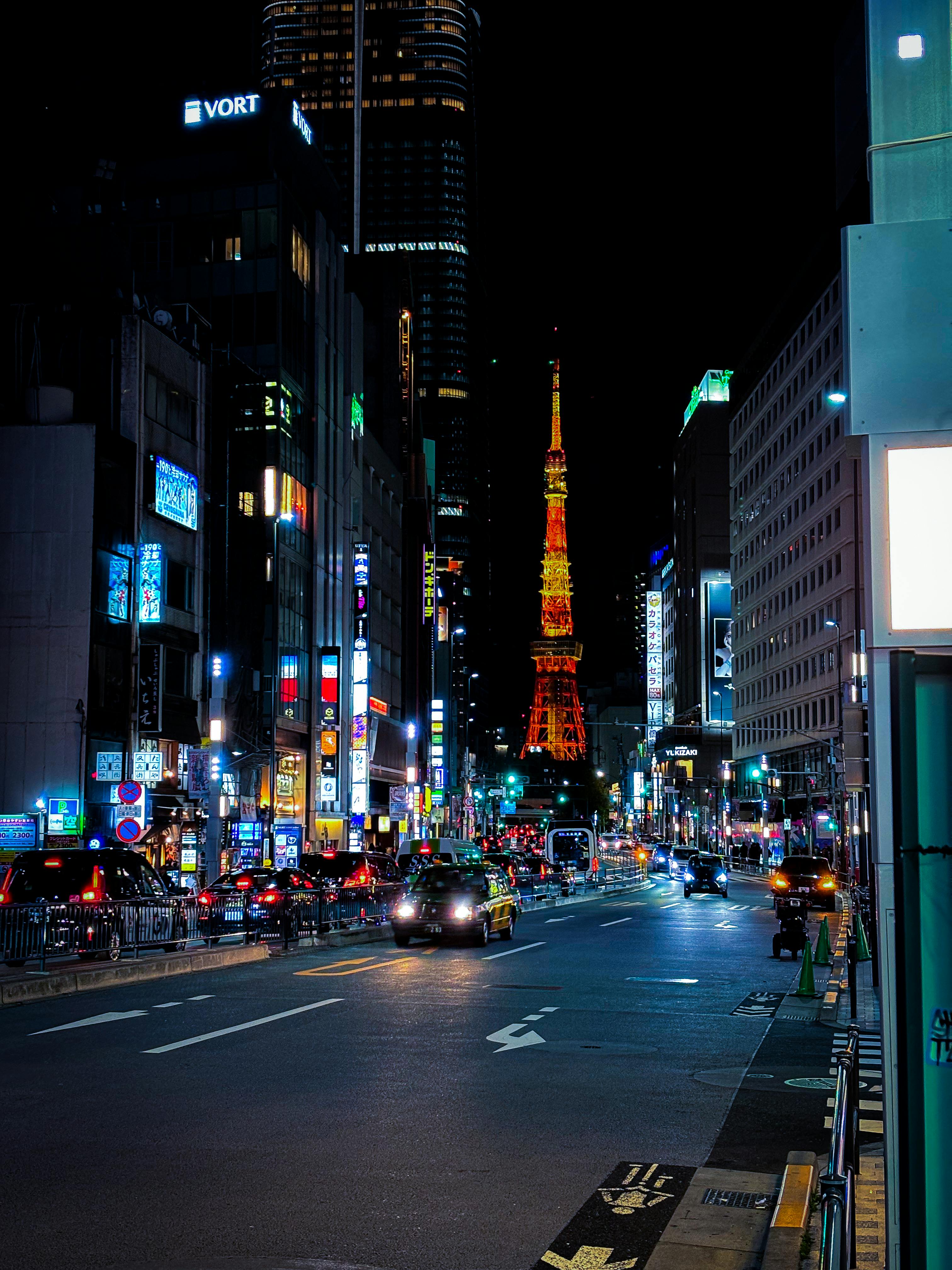 Photo Of Street During Evening · Free Stock Photo