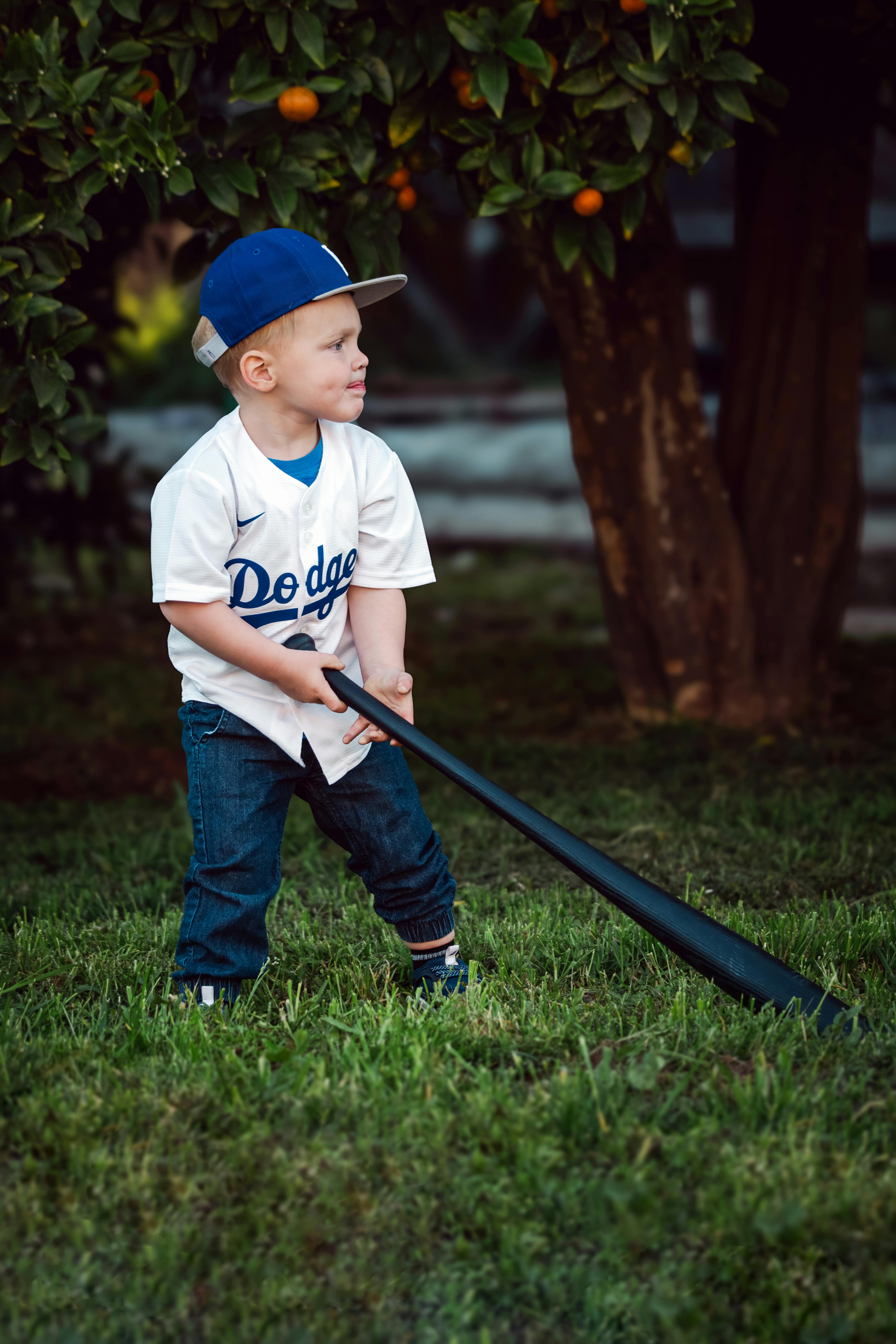 Child with Baseball Bat · Free Stock Photo