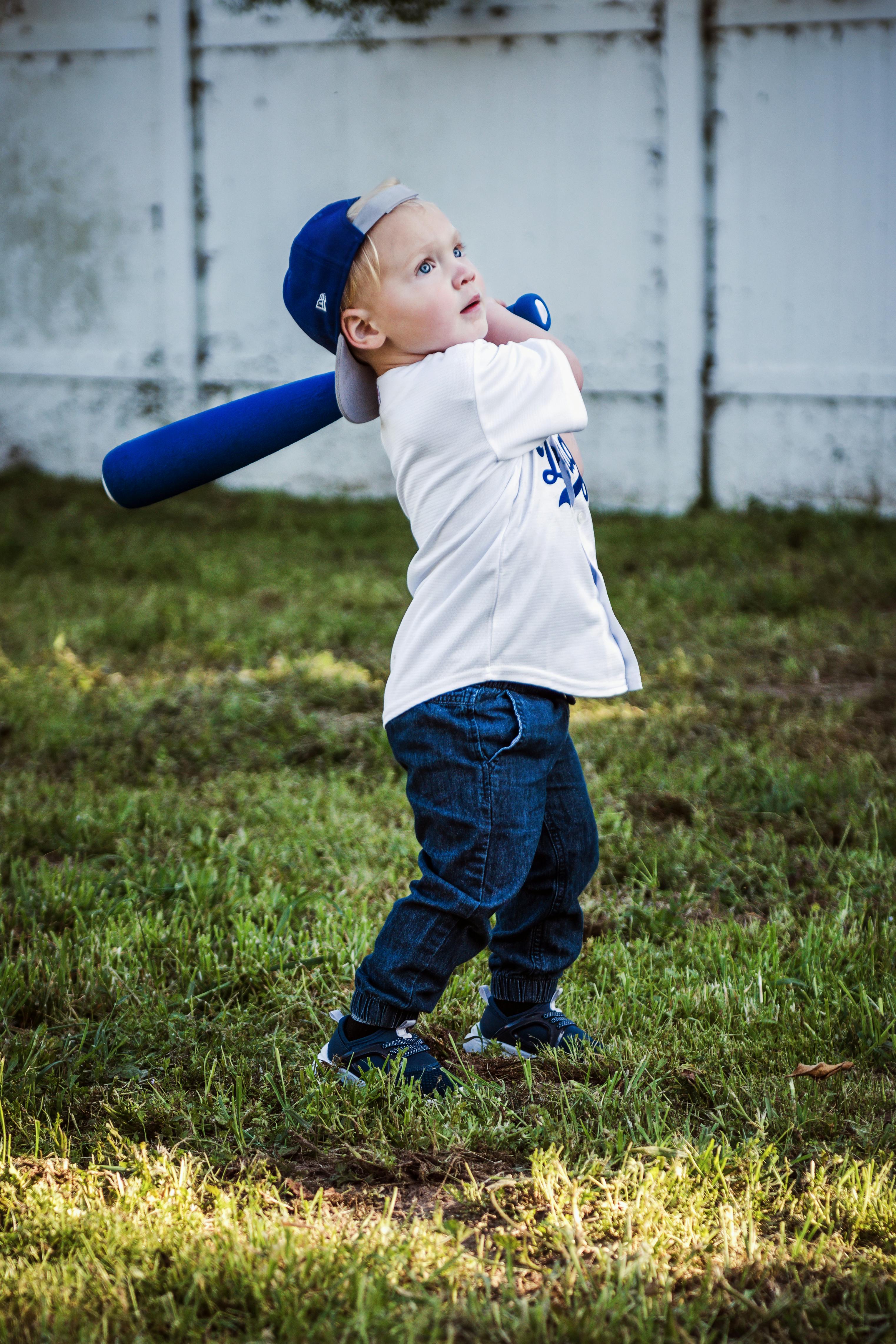 Child Baseball Player during Game · Free Stock Photo