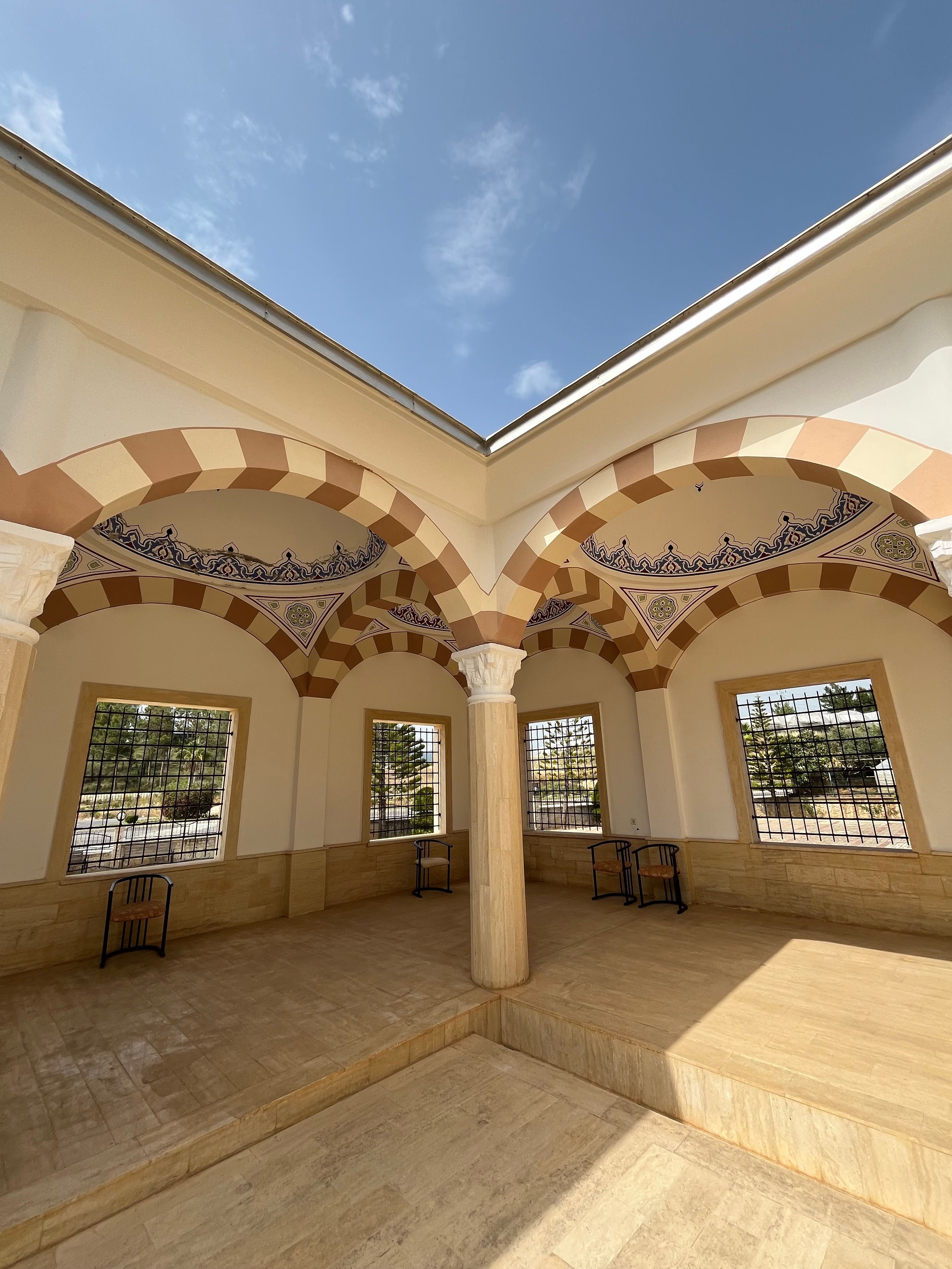 Arches on Terrace in Sunlight · Free Stock Photo