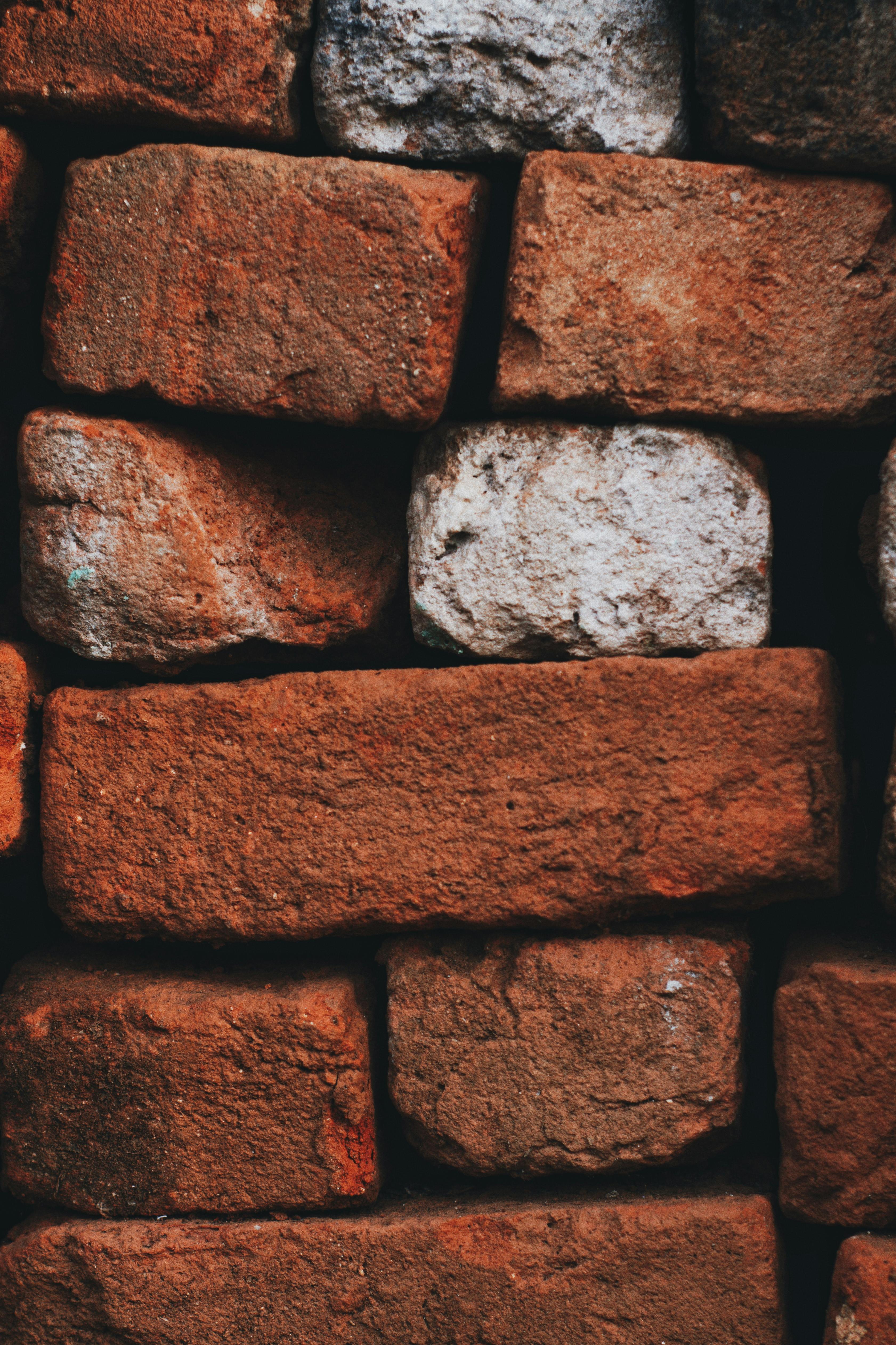 Maroon Bricks · Free Stock Photo
