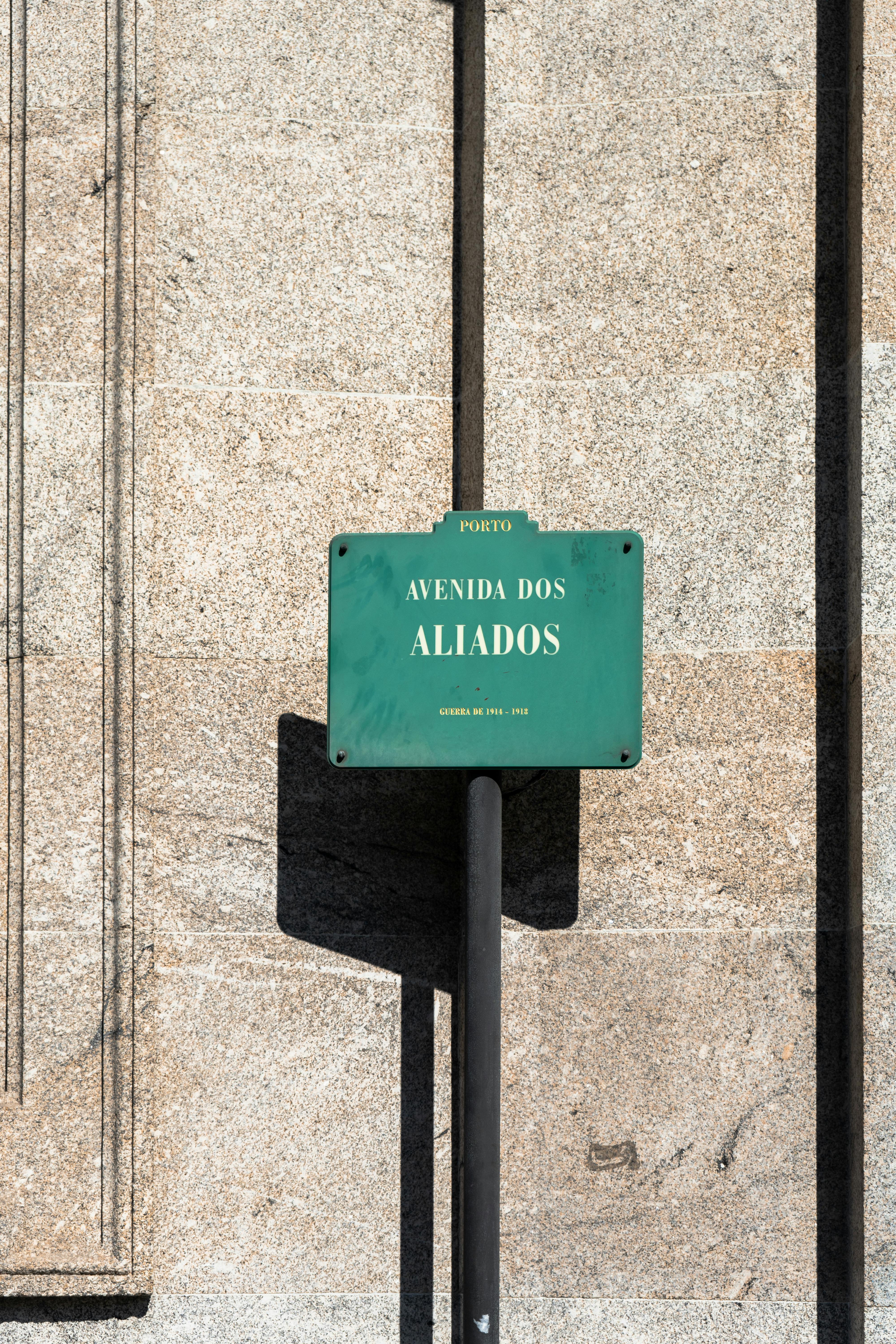 Green Signboard on a Street · Free Stock Photo