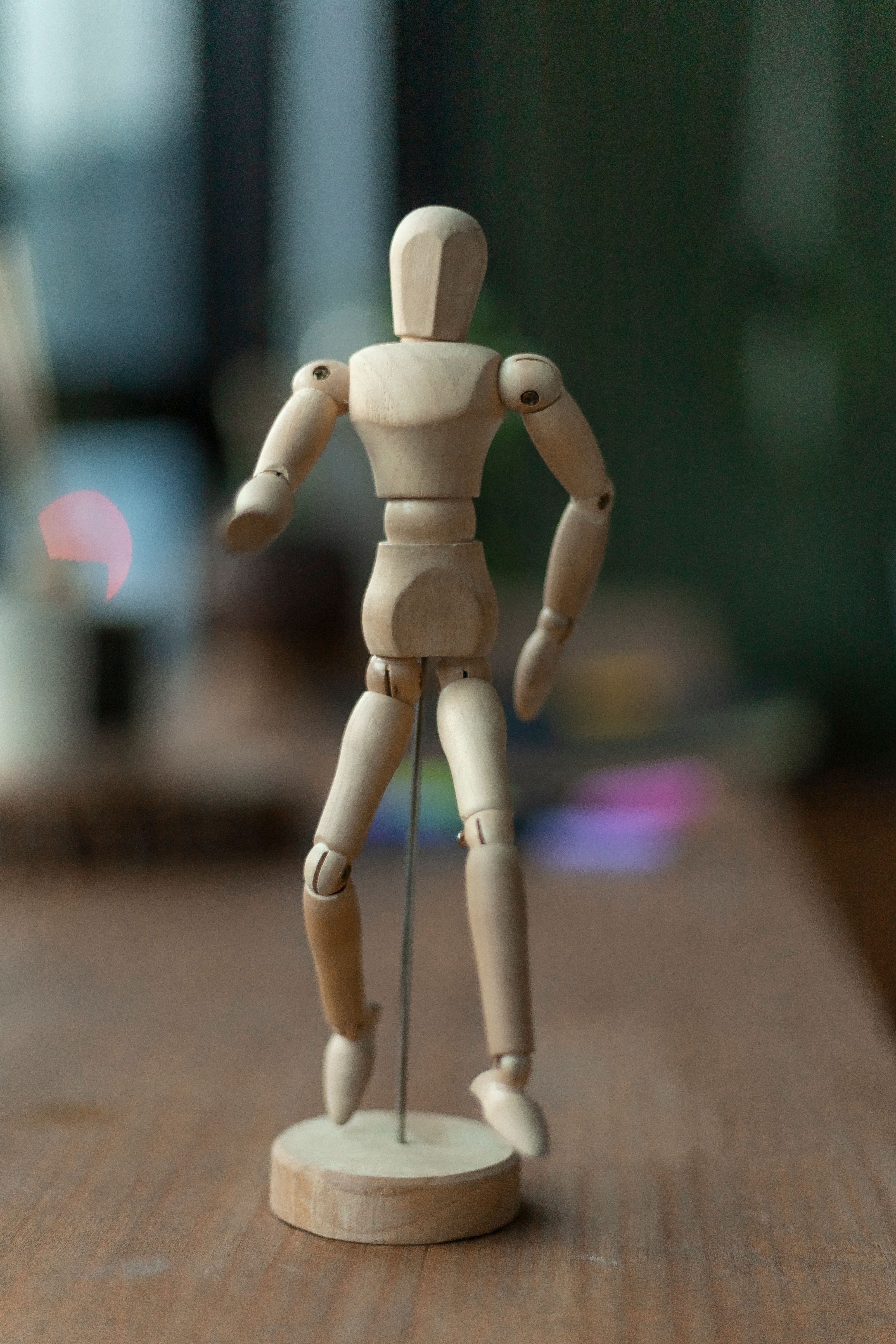 Close-up of a Wooden Human Figurine · Free Stock Photo