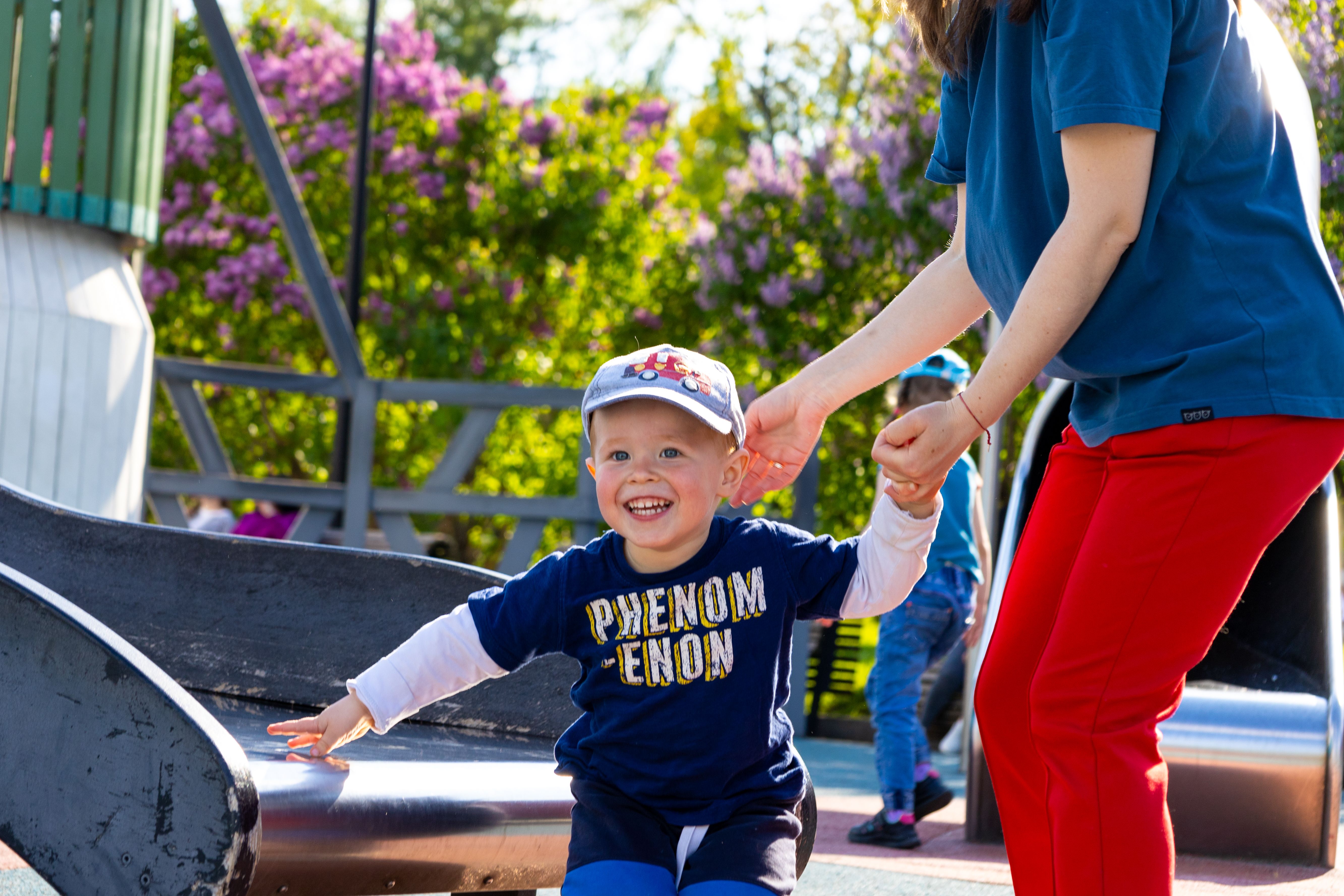 Happy Child by Slide · Free Stock Photo