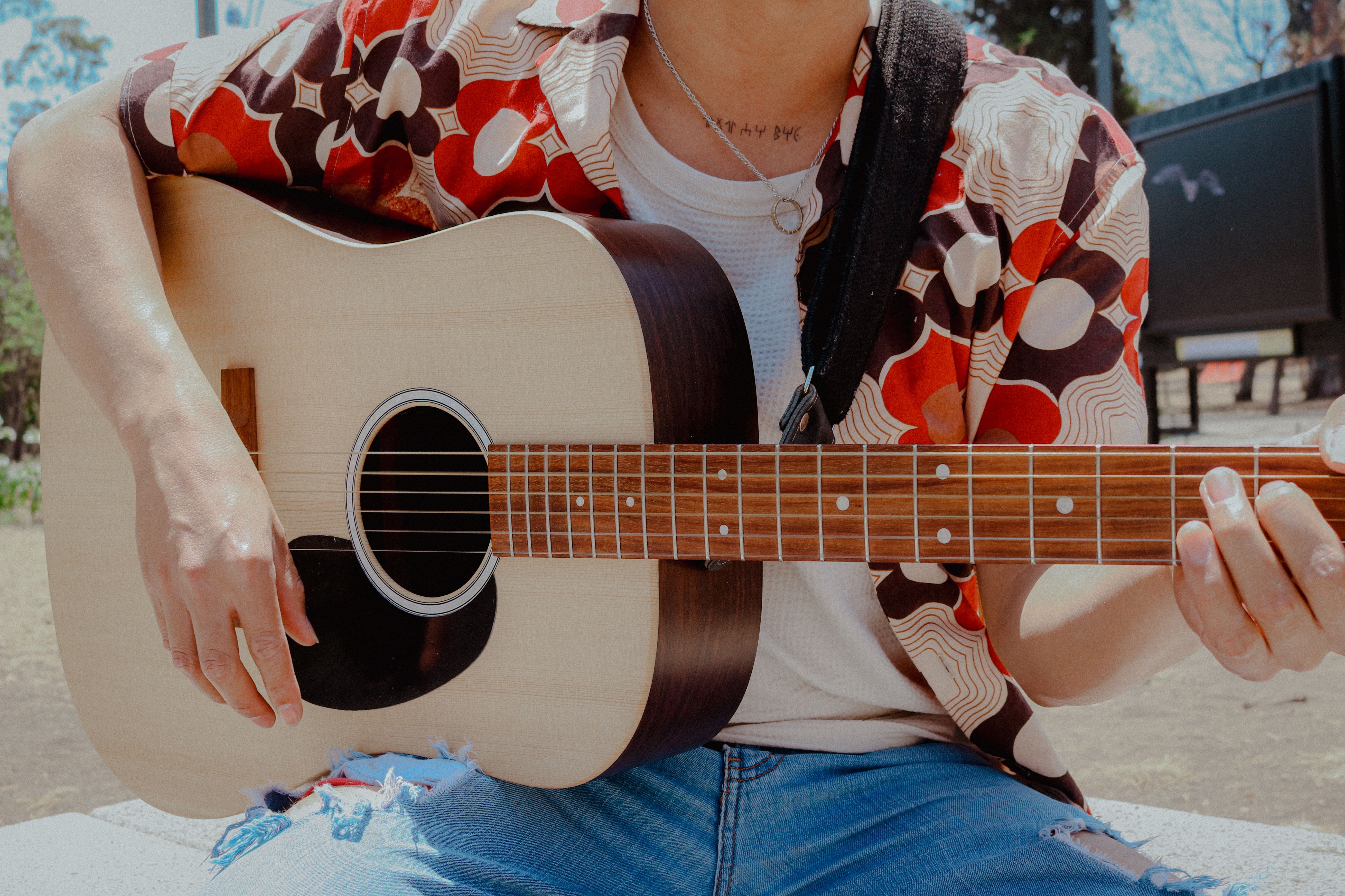 Person Playing the Guitar · Free Stock Photo