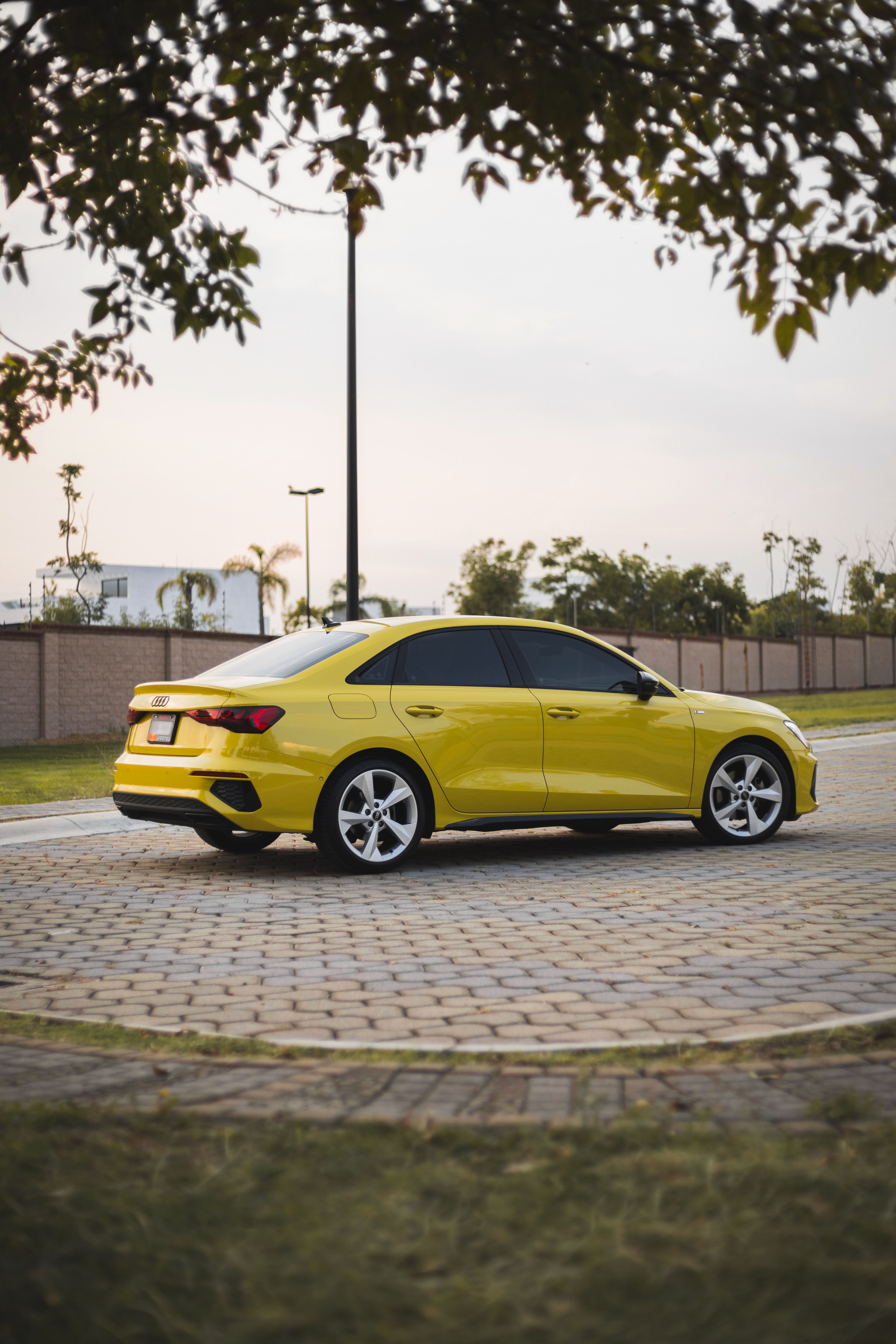 Yellow Audi S3 · Free Stock Photo