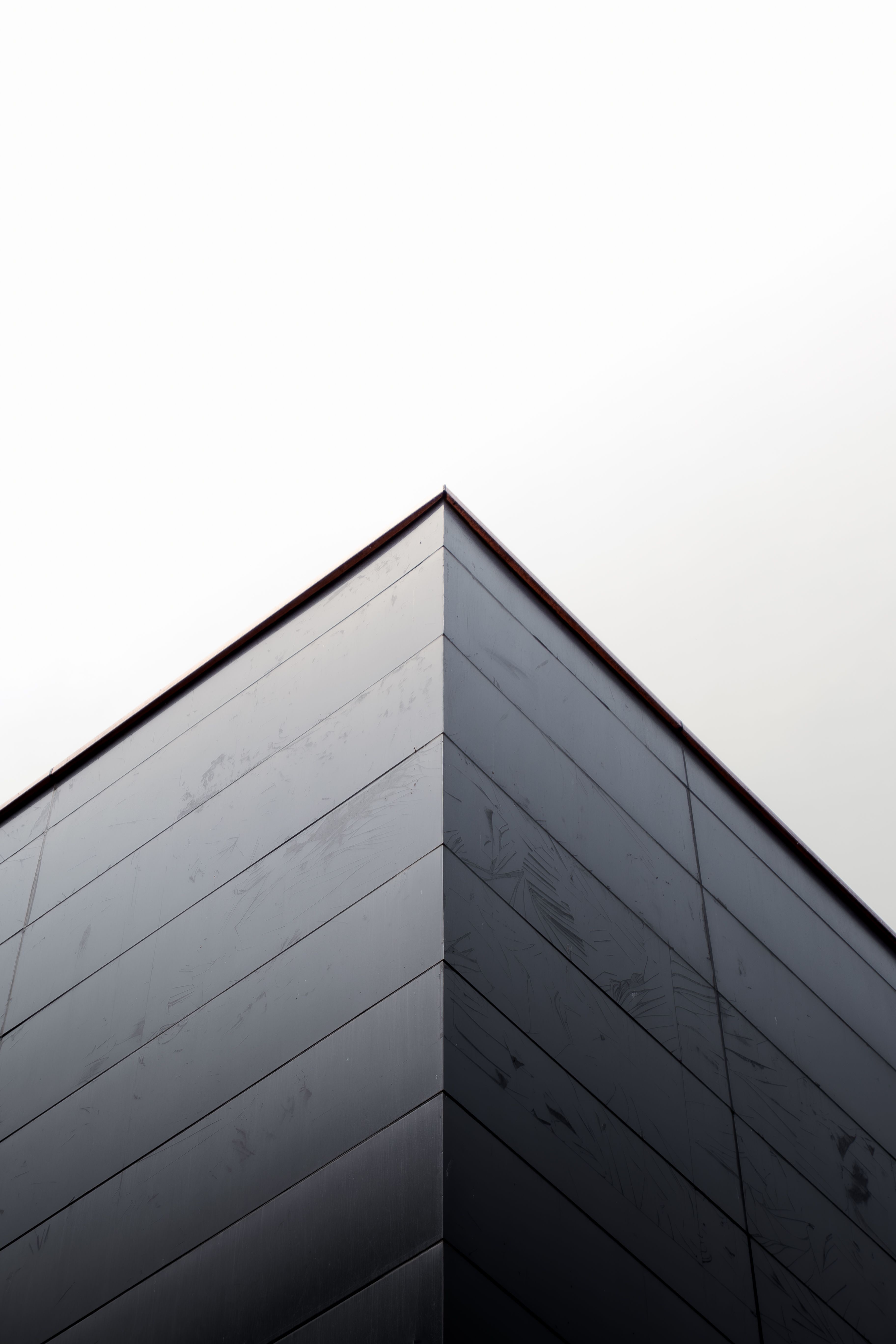 Sharp Edge of Modern Minimalist Building · Free Stock Photo