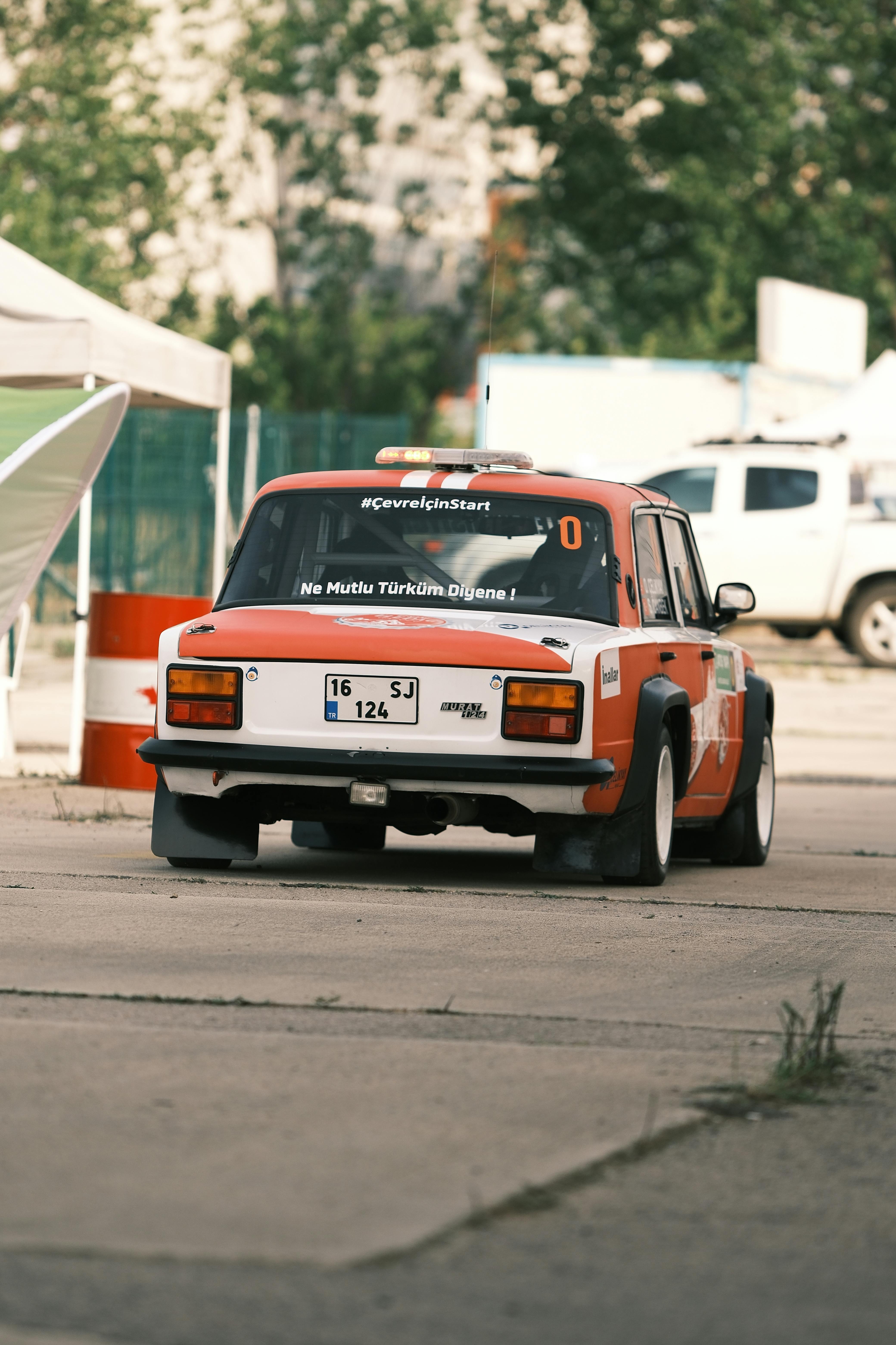 Back of a Red Lada 2107 · Free Stock Photo