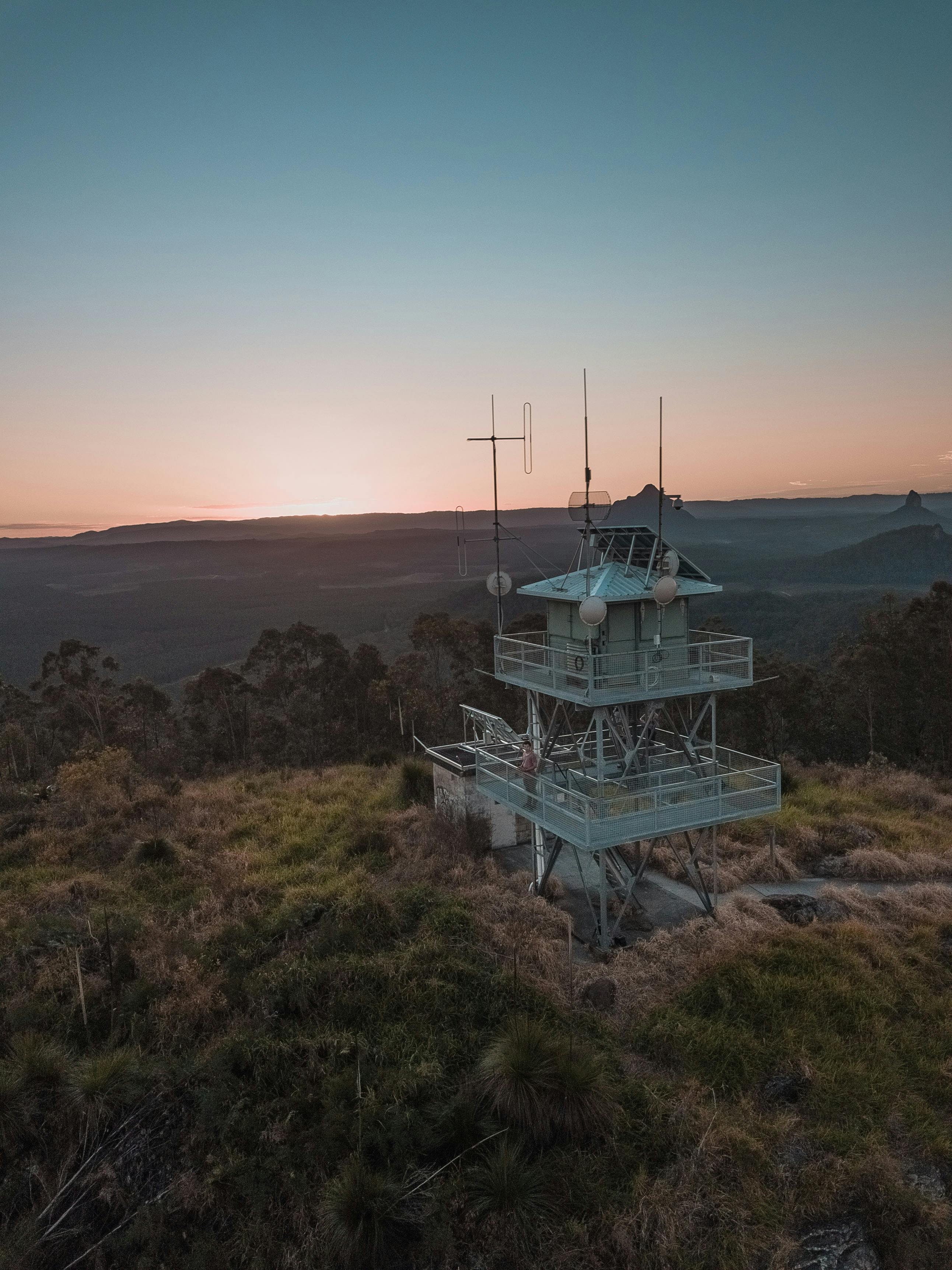 White Outpost Tower · Free Stock Photo