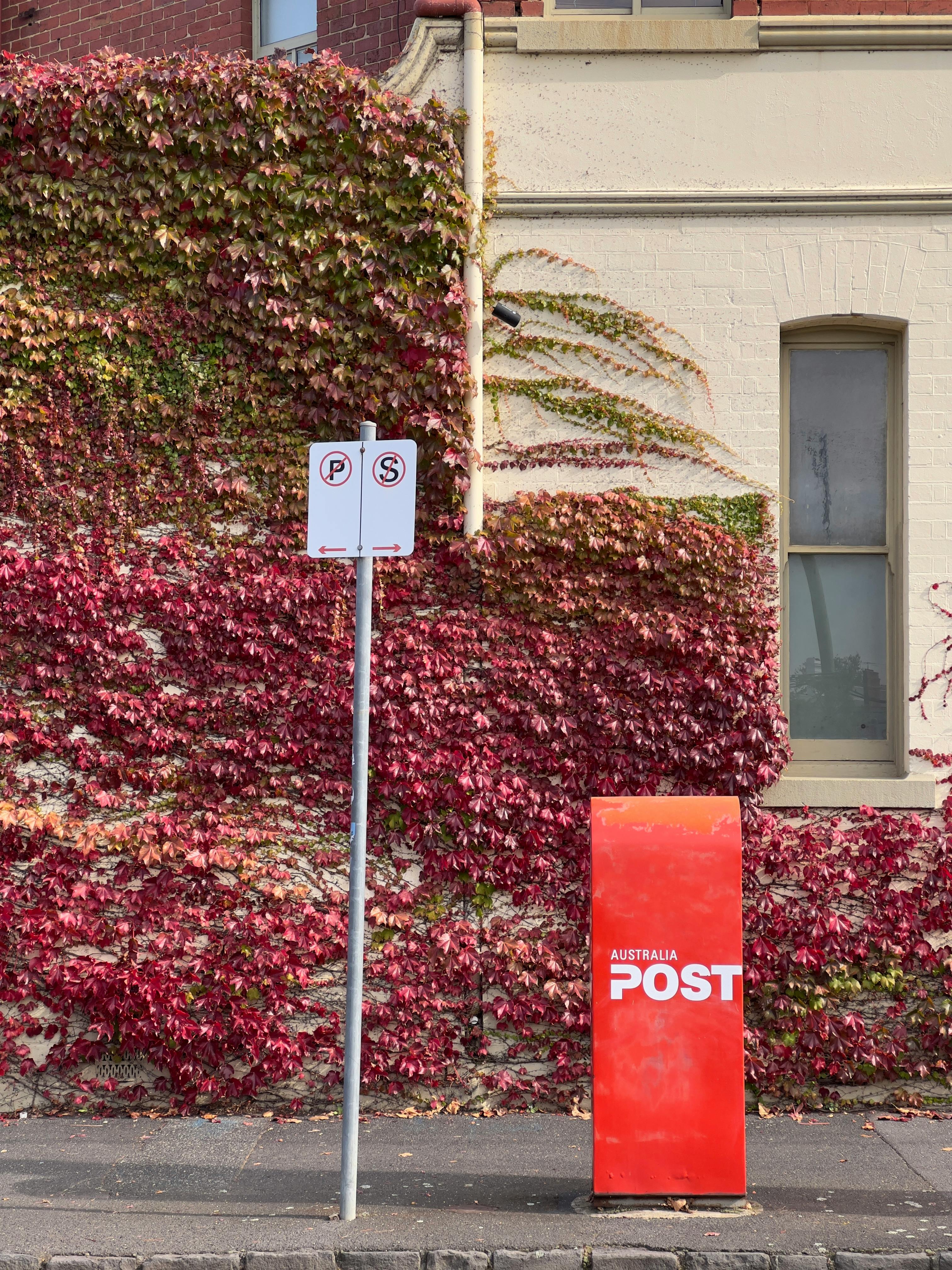 Red Postbox on Sidewalk in Australia · Free Stock Photo