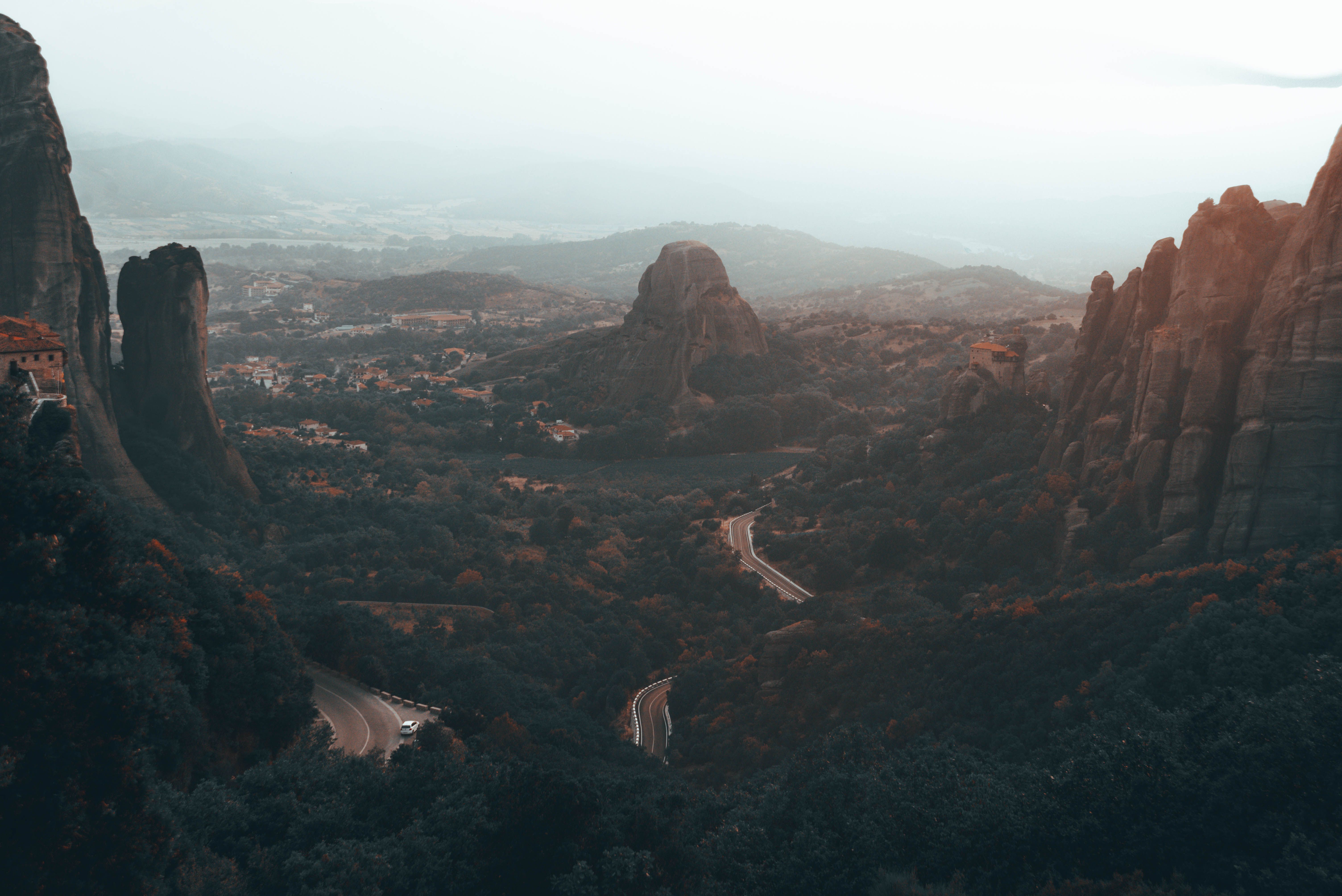 Meteora Rock Formation in Greece · Free Stock Photo