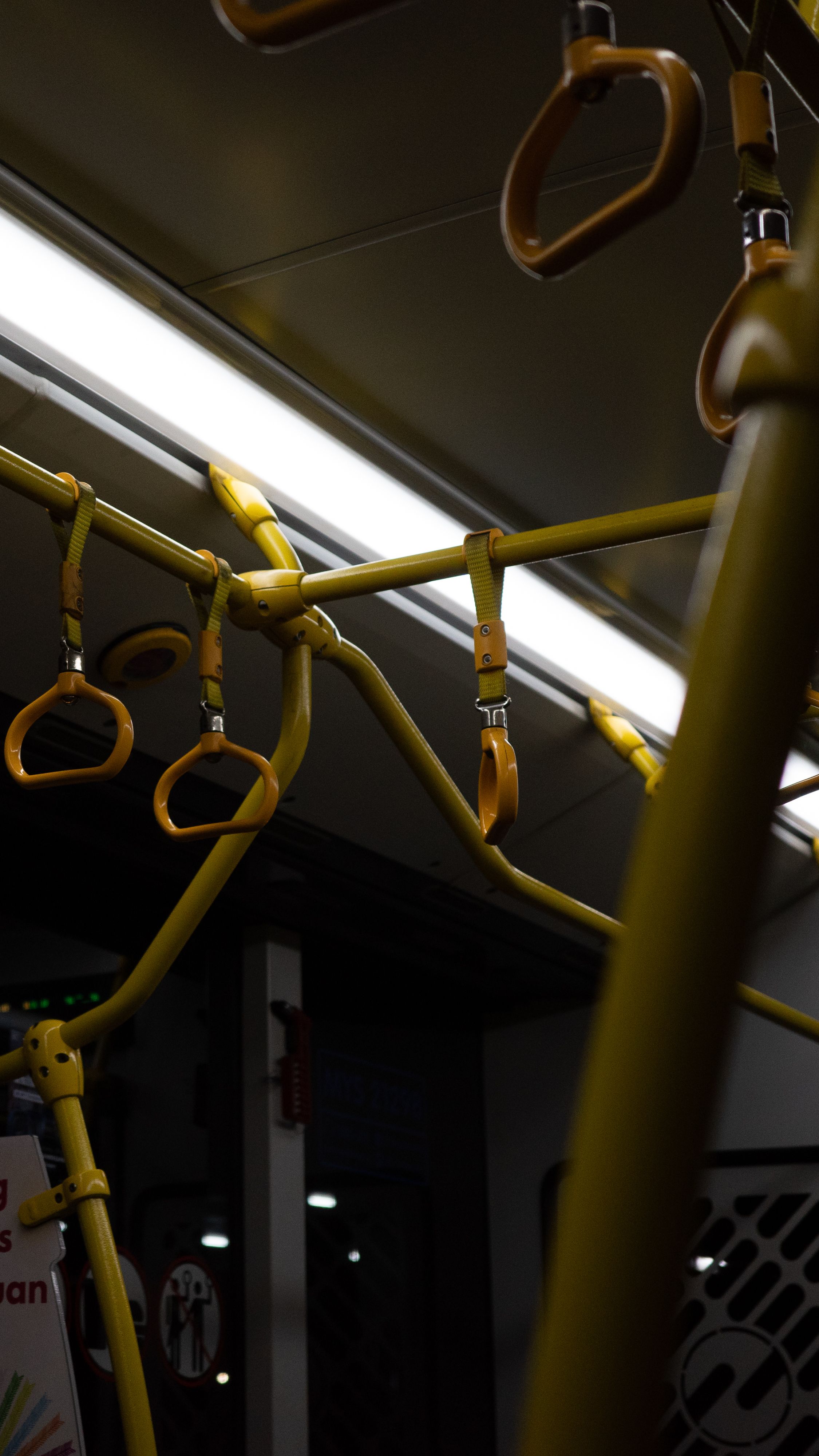Hand Rails in a Train · Free Stock Photo
