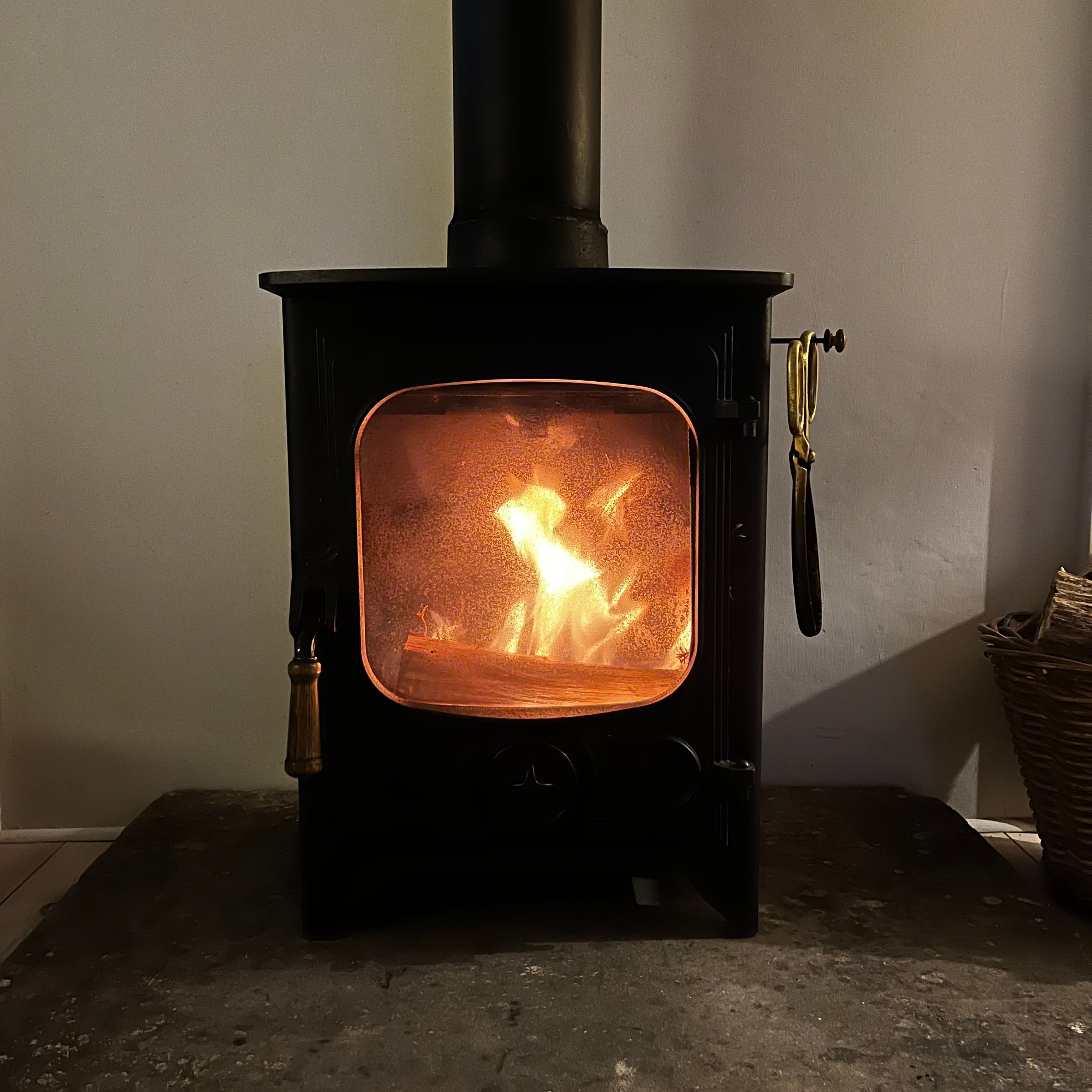 Close-up of a Fireplace · Free Stock Photo