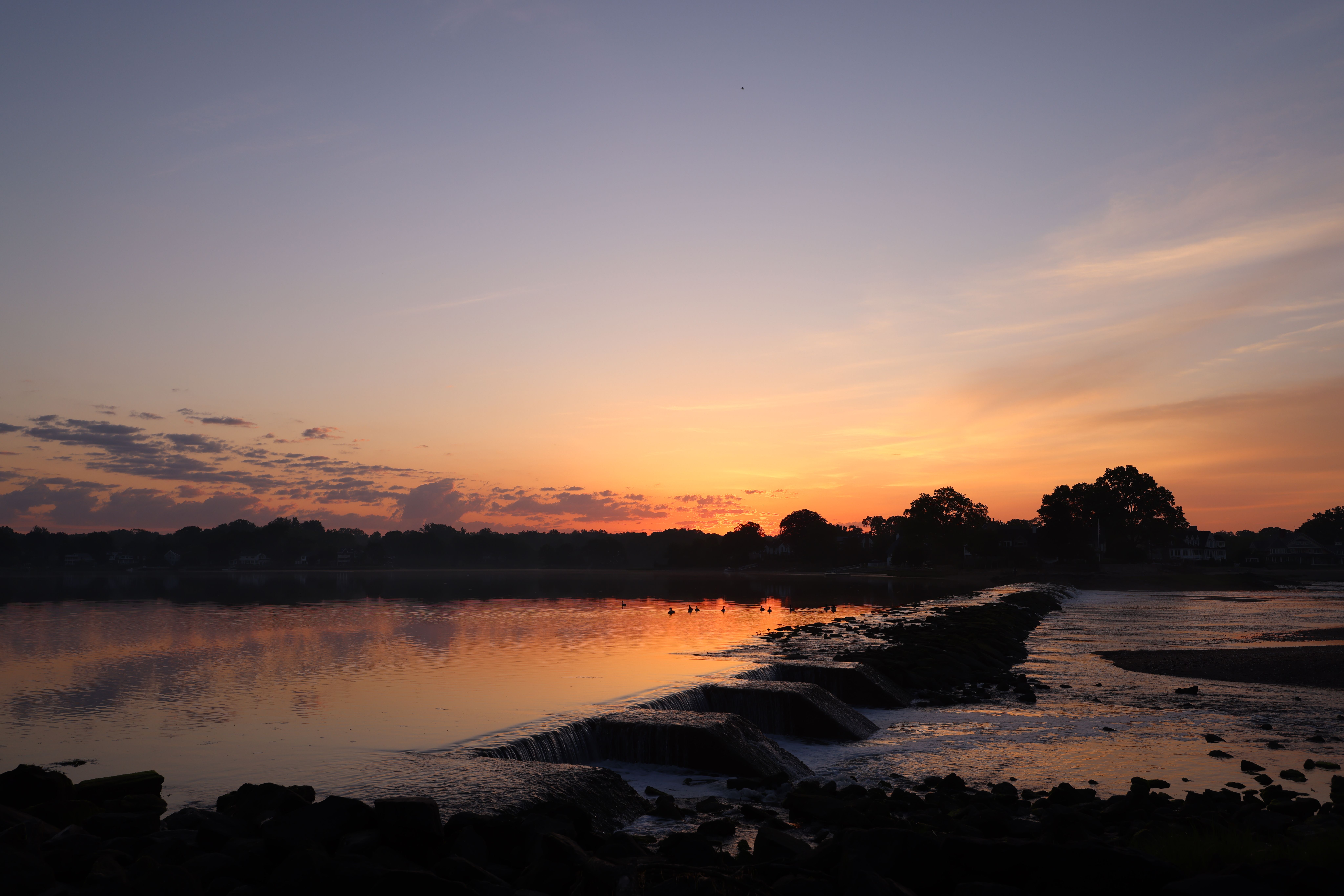 River Stream by the Sunset · Free Stock Photo