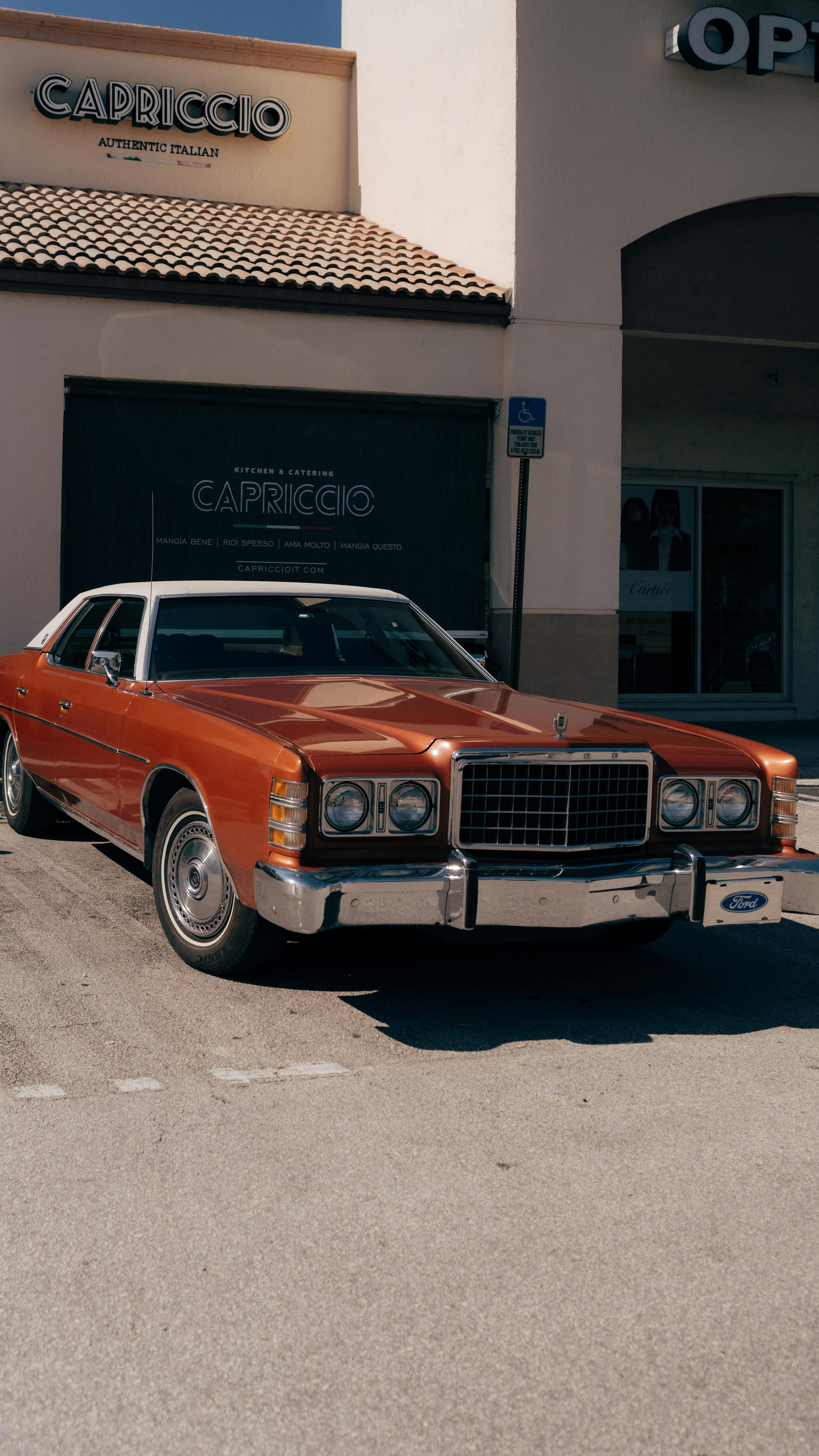 Vintage Ford LTD Car Parked on Street · Free Stock Photo