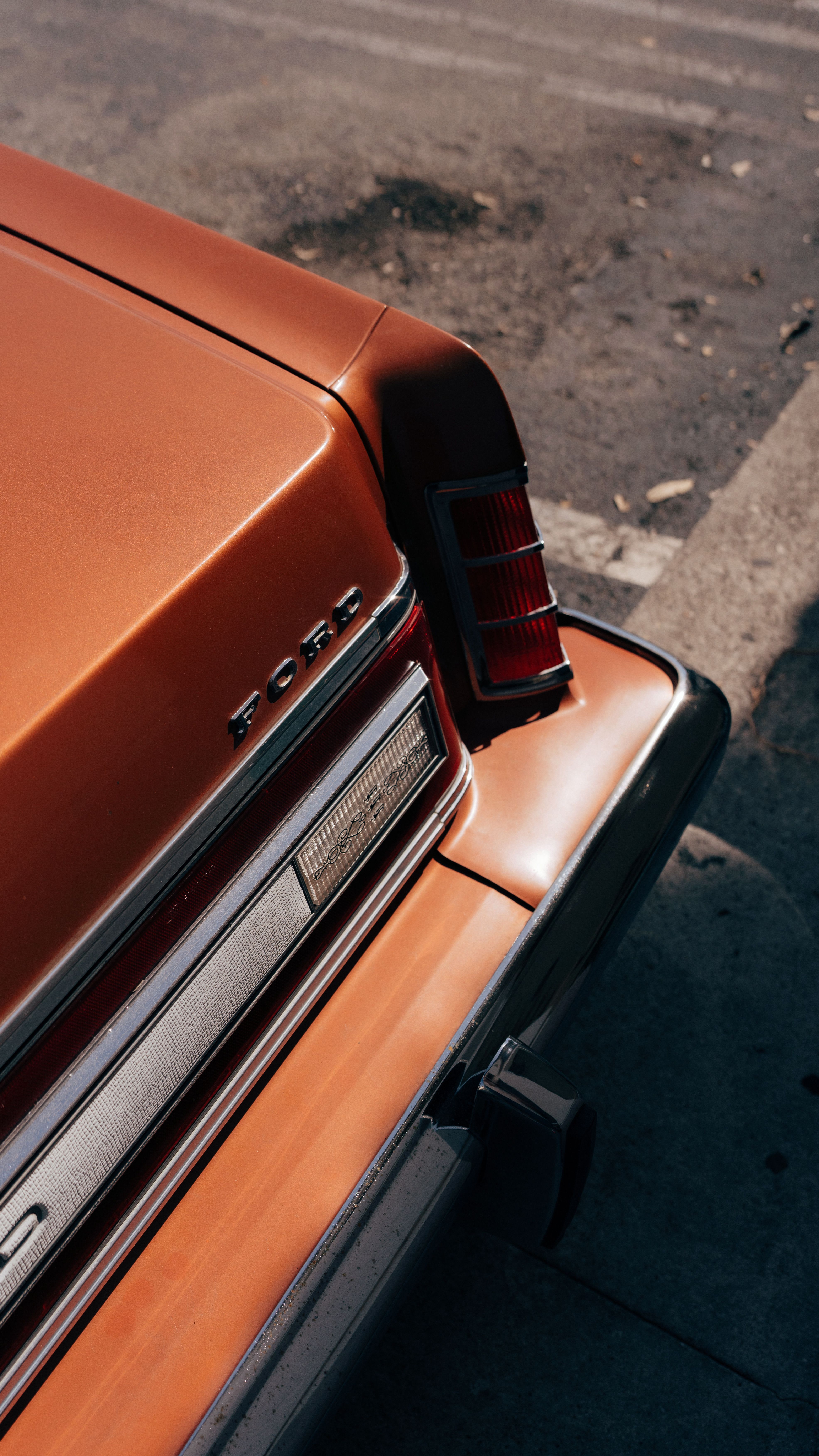 Back View of Vintage Ford Car · Free Stock Photo