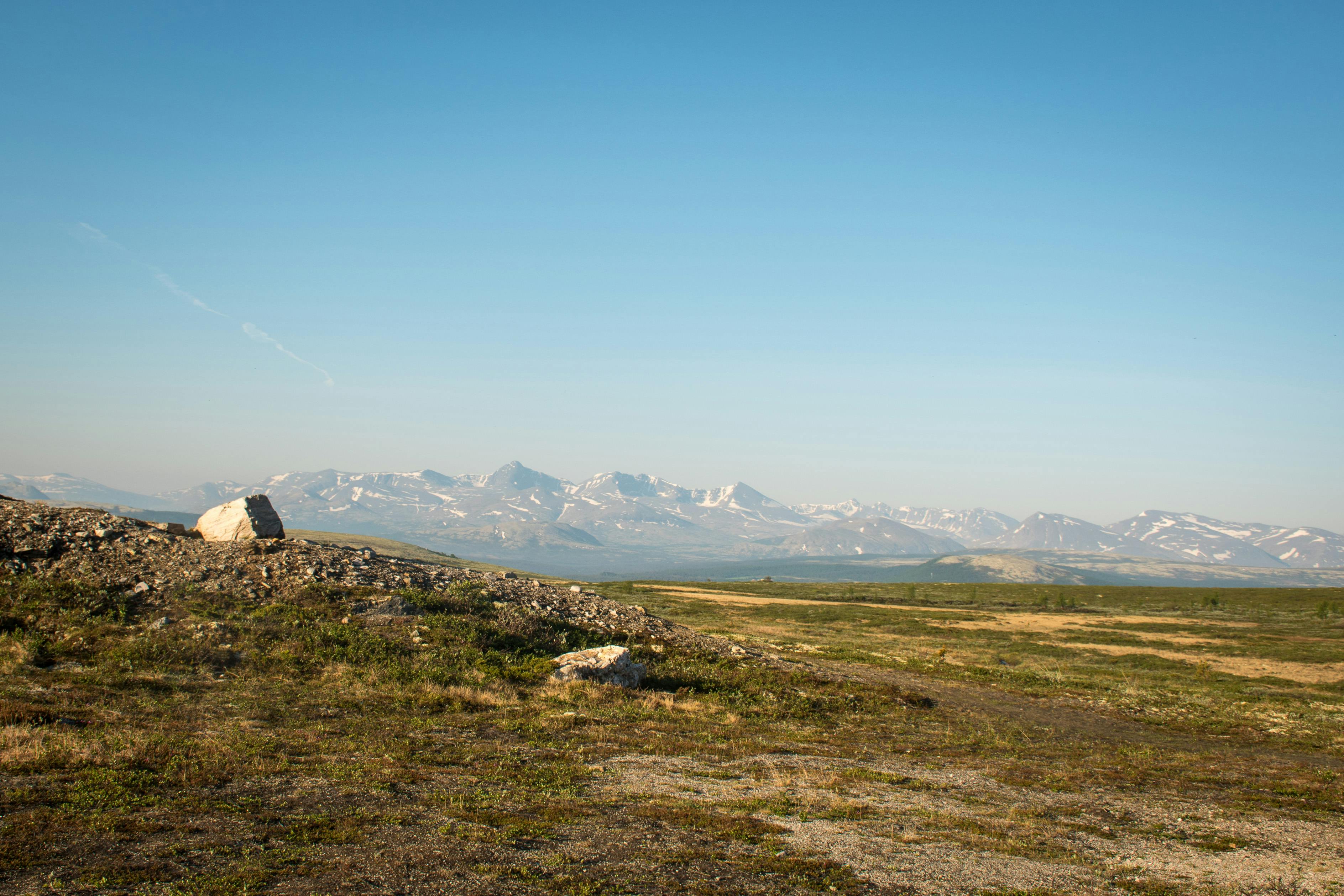 Snow-top Mountain Under Clear Sky · Free Stock Photo